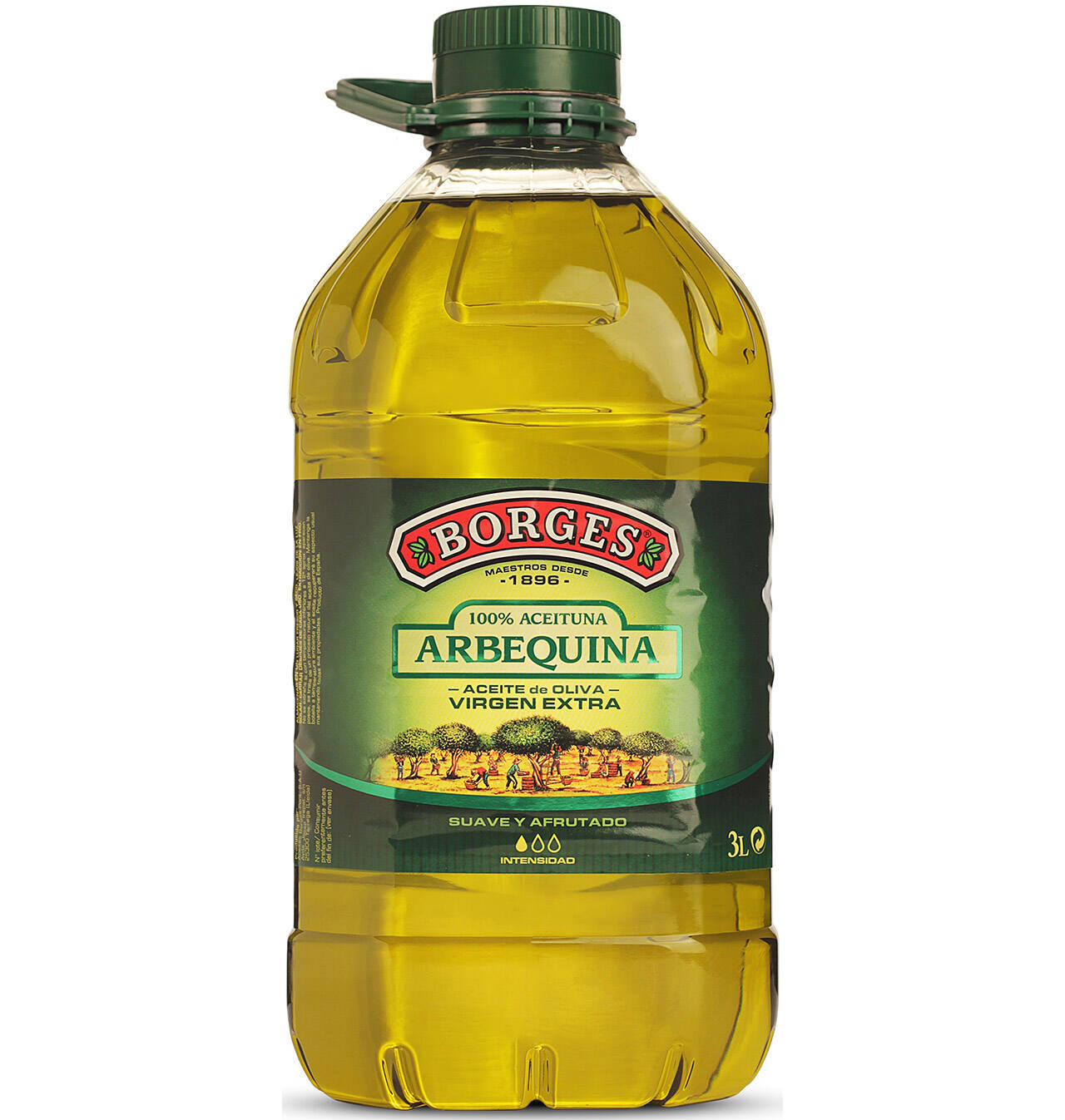Comprar OLI D' OLIVA BORGES VERGE EXTRA ARBEQUINA 3 L | OLI D' OLIVA ...