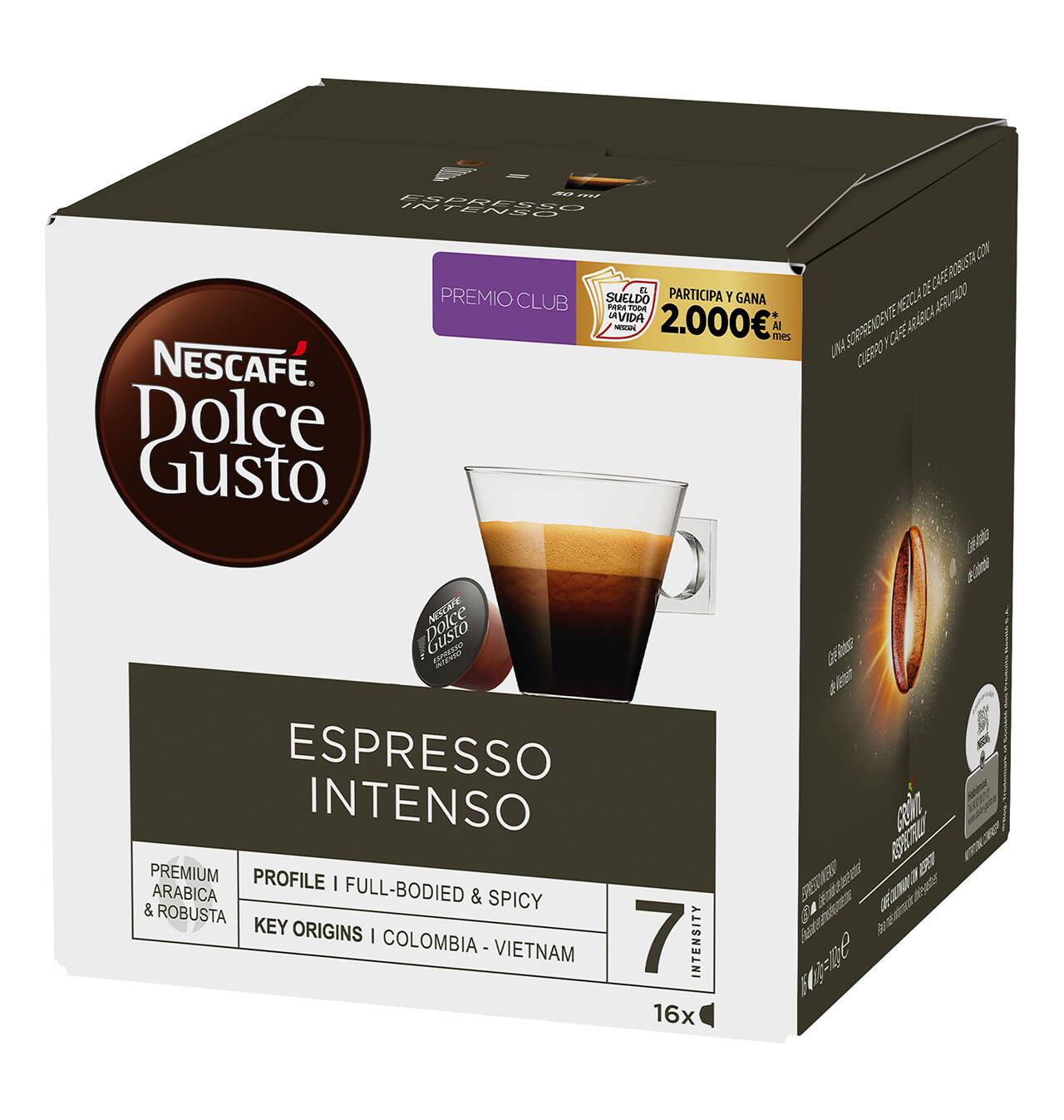 Comprar CÁPSULAS CAFÉ NESCAFÉ DOLCE GUSTO EXPRESO INTENSO 16 UNIDADES ...