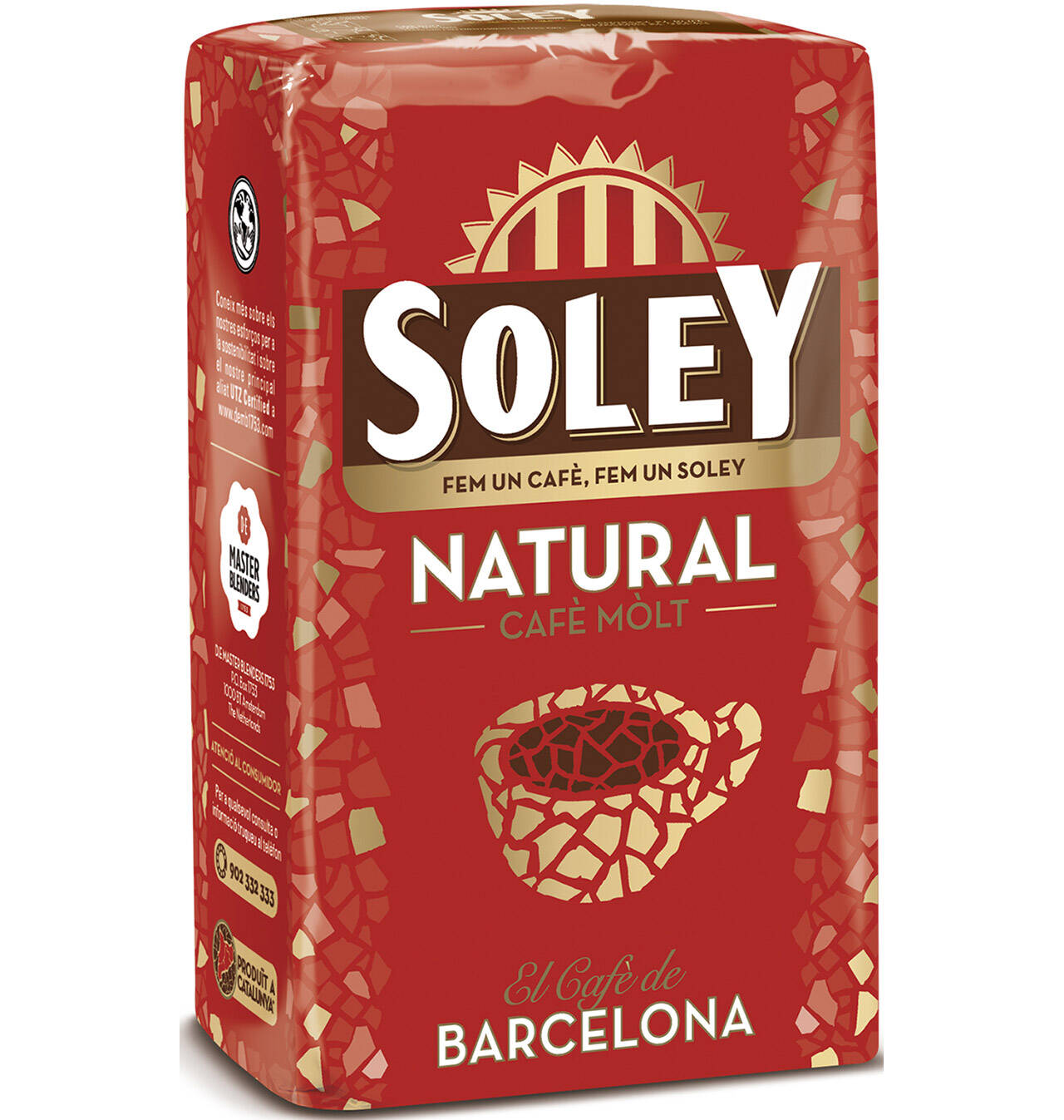 Comprar CAFÉ MOLIDO SOLEY NATURAL 250 G | Café, té e infusiones en ...