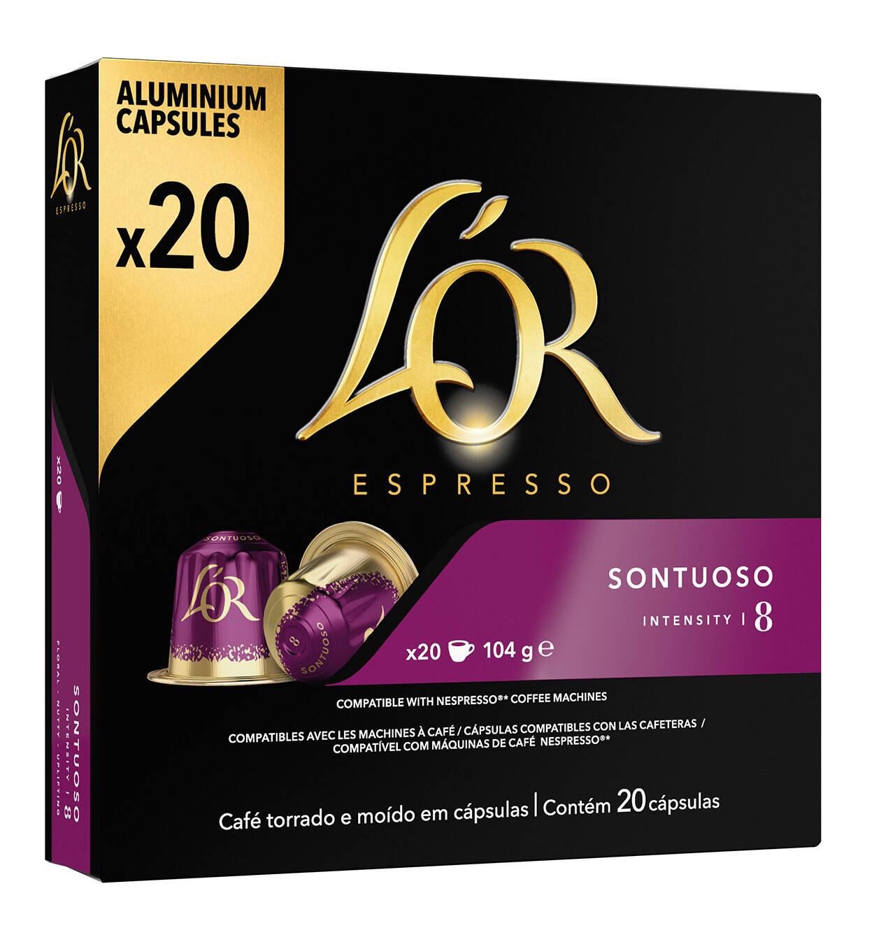 Comprar CÁPSULAS CAFÉ L'OR SONTUOSO NESPRESSO 20 UNIDADES | Café, té e ...
