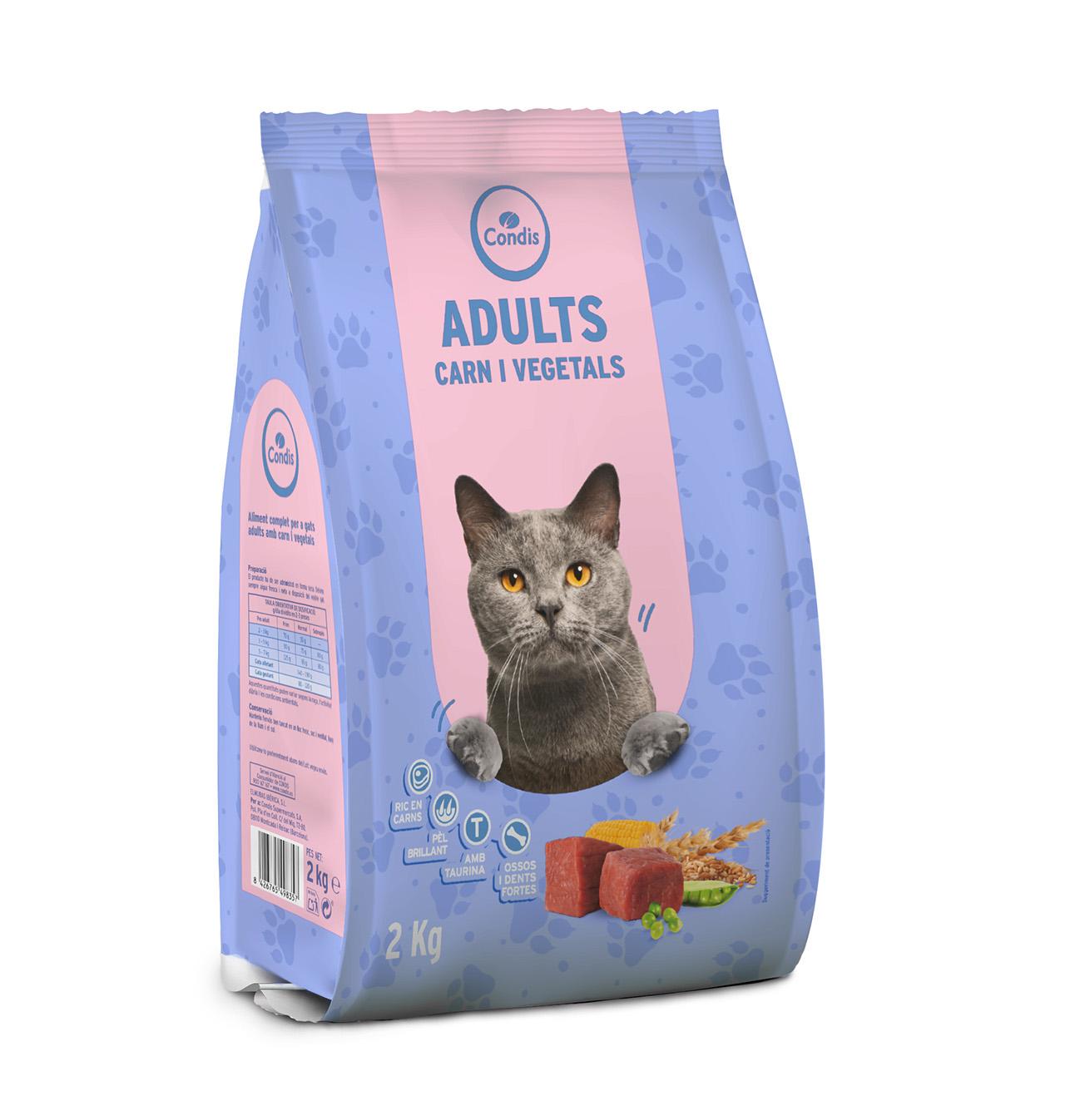 Comprar COMIDA GATO CONDIS CARNE Y VEGETALES 2 KG | COMIDA GATO CONDIS ...