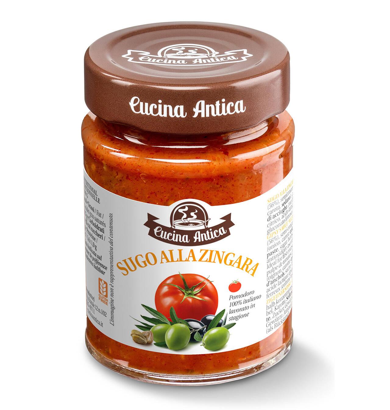 Comprar SALSA CUCINA ANT ALLA ZINGARA 190 G | Sal, salsas y especias en ...