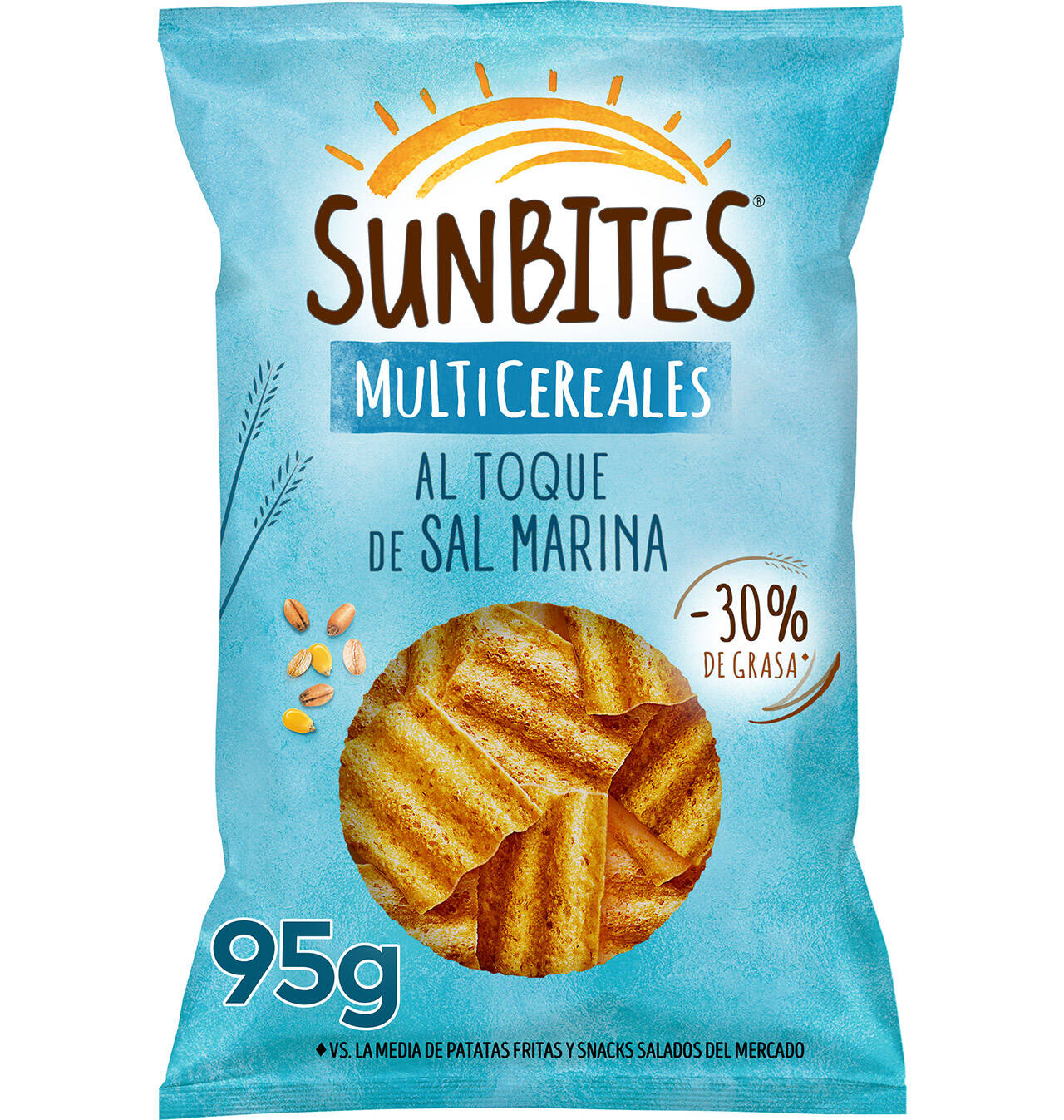 Comprar SNACKS SUNBITES SAL MARINA 95 G | Patatas fritas y snacks en ...