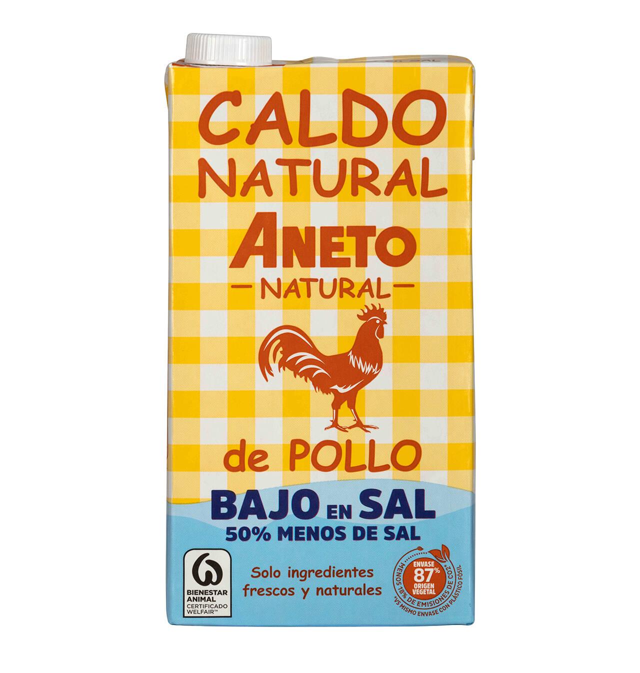 Comprar CALDO ANETO DE POLLO NATURAL BAJO EN SAL 1 L | Caldos, cremas y ...