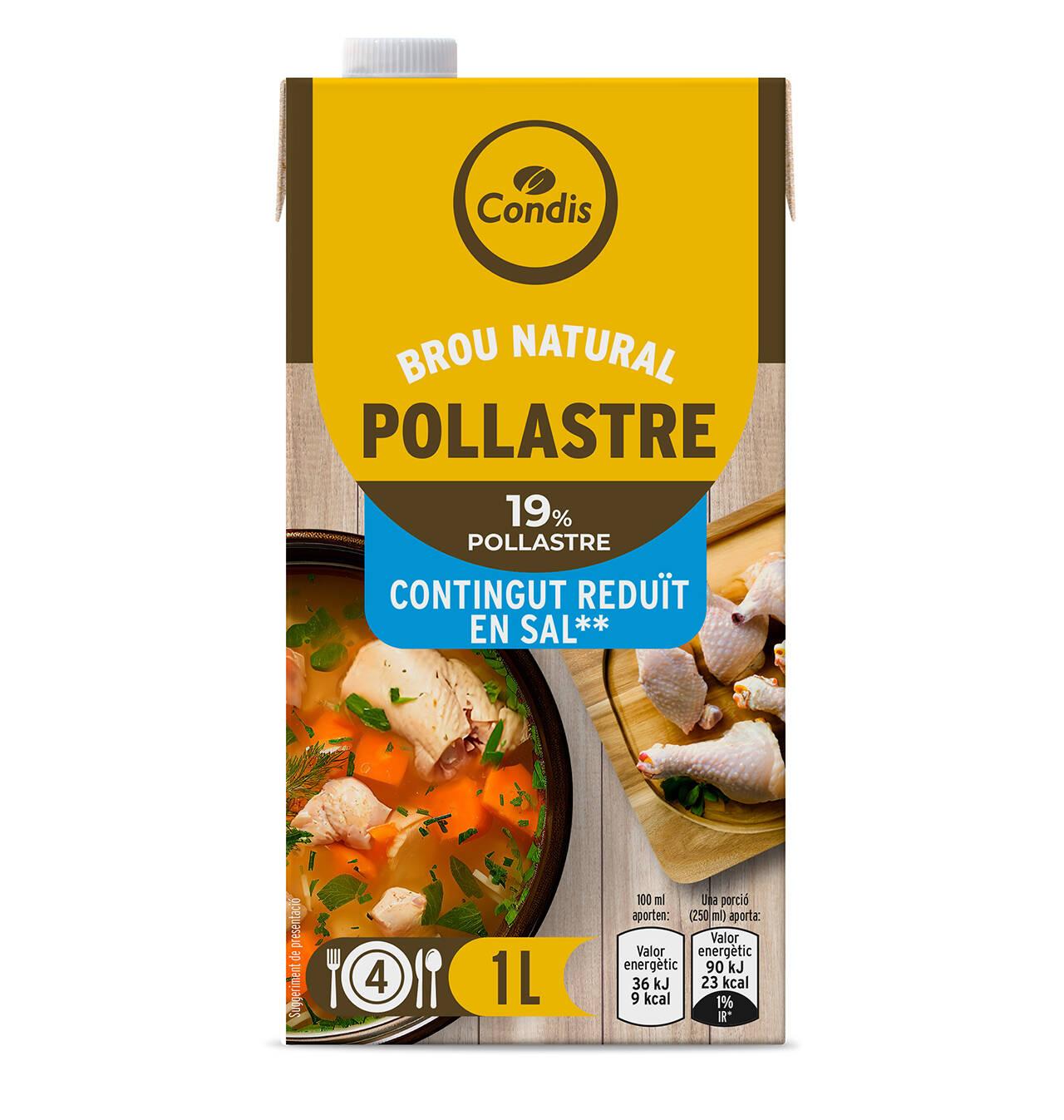 Comprar CALDO CONDIS POLLO BAJO EN SAL PREMIUM 1 L | CALDO CONDIS POLLO ...