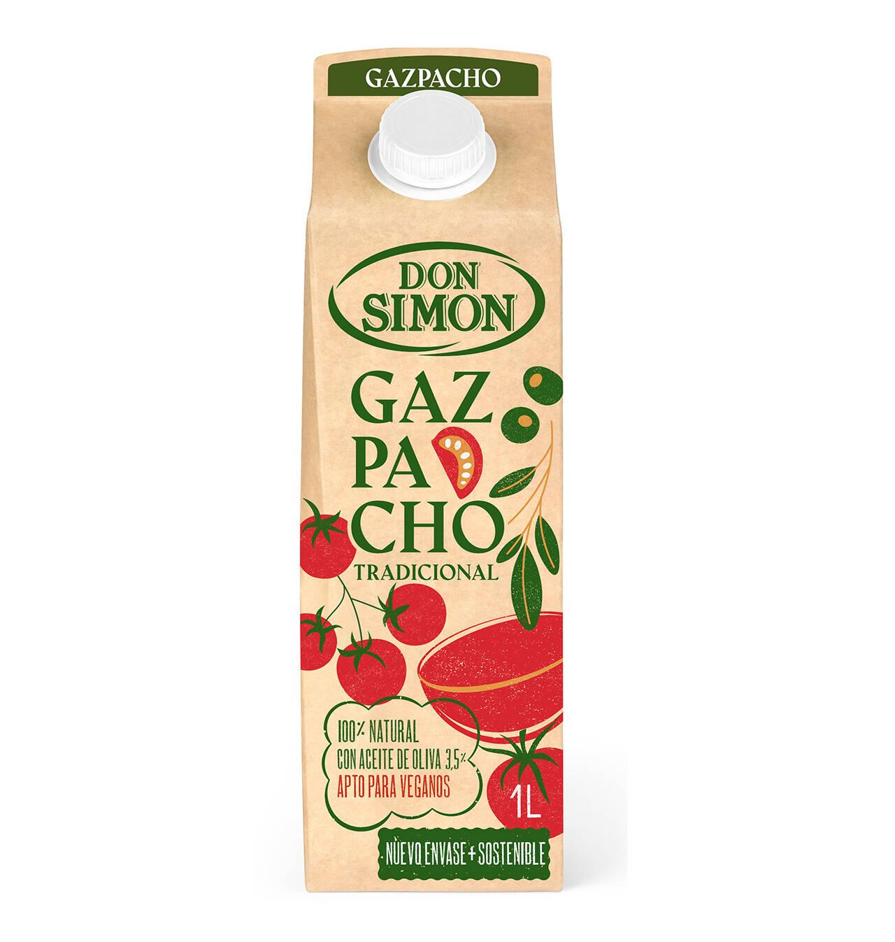 Comprar GAZPACHO DON SIMON TRADICIONAL 1 L | GAZPACHO DON SIMON ...