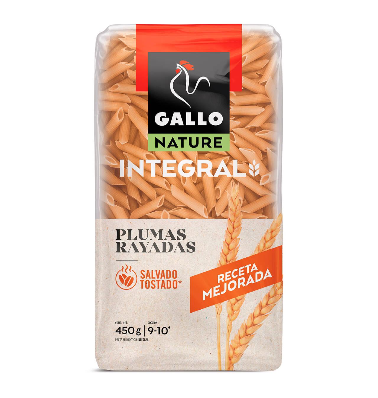 Comprar PASTA GALLO PLUMAS INTEGRAL 450 G | Pasta, harinas y purés en ...
