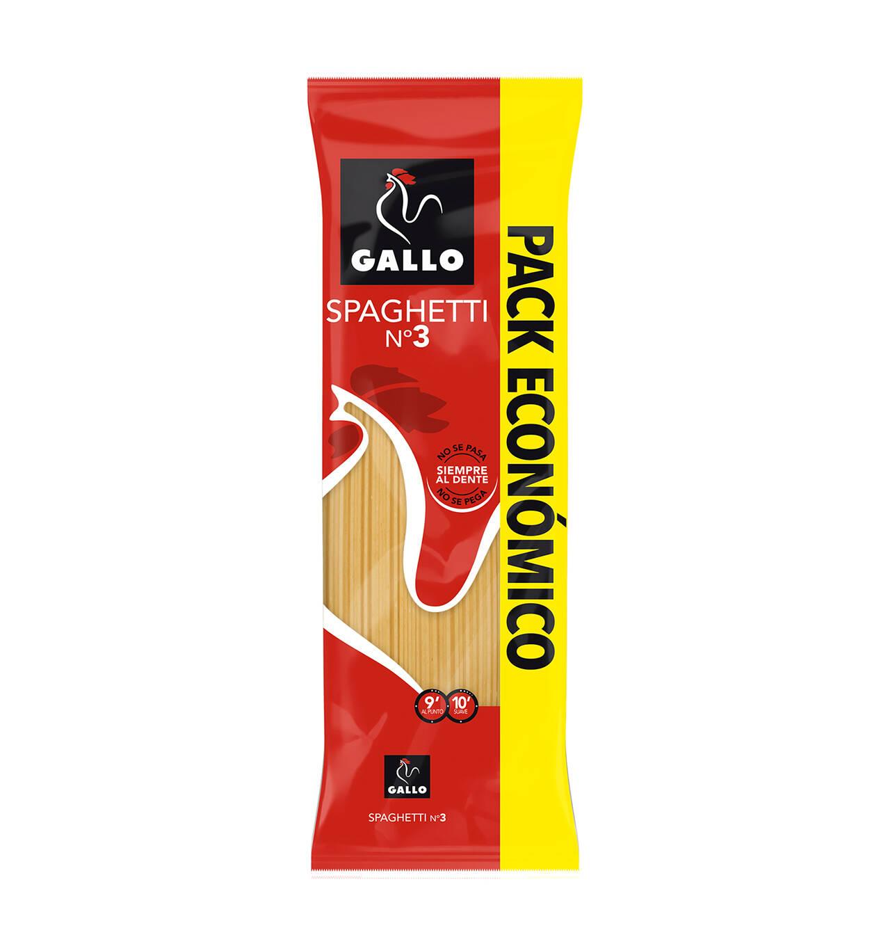 Comprar PASTA GALLO ESPAGUETI N.3 900 G | Arroz, pasta y legumbres ...