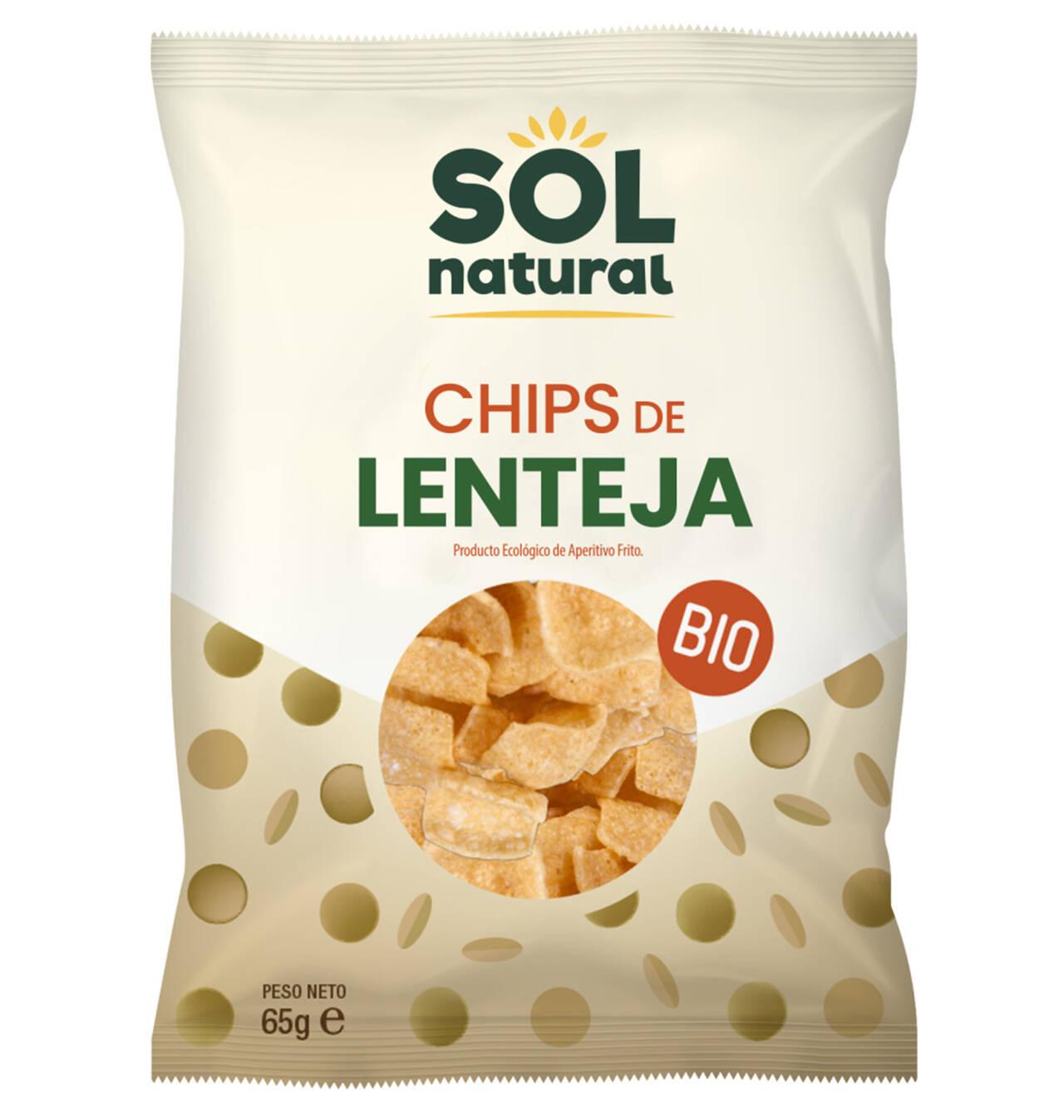 Comprar CHIPS BIO SOL NATURAL LENTEJAS 65 G | Patatas fritas y snacks ...