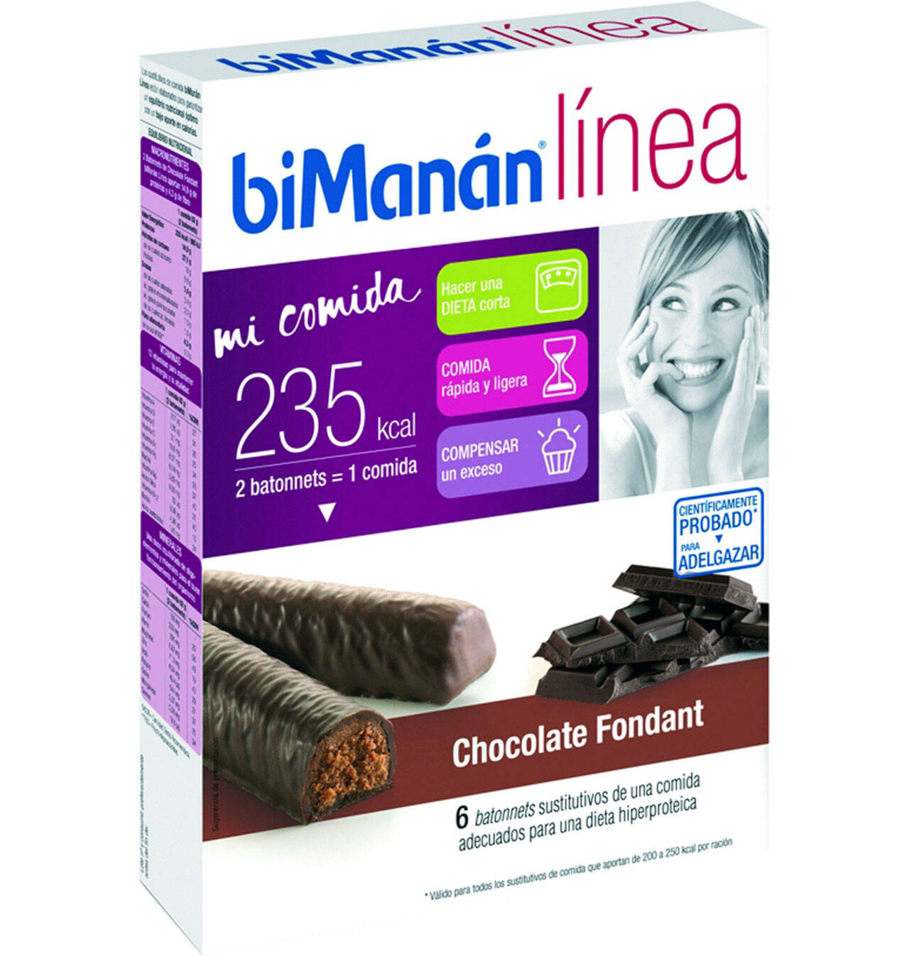 Comprar BATONNETS BIMANÁN LÍNEA CHOCOLATE FONDANT 6 UNIDADES ...