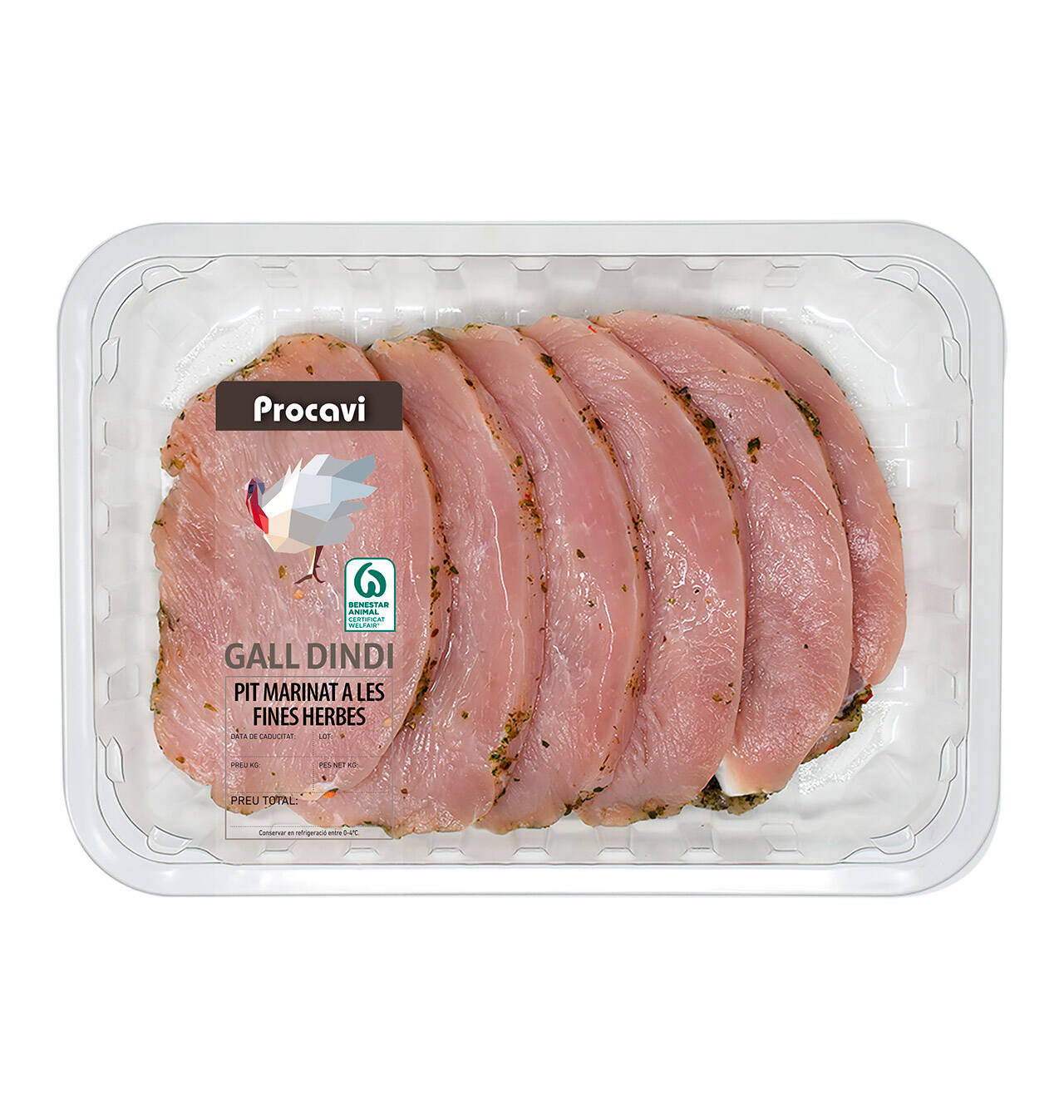 Comprar PIT D'INDIOT FINES HERBES 550G APROX. | Aus i conill a Condisline