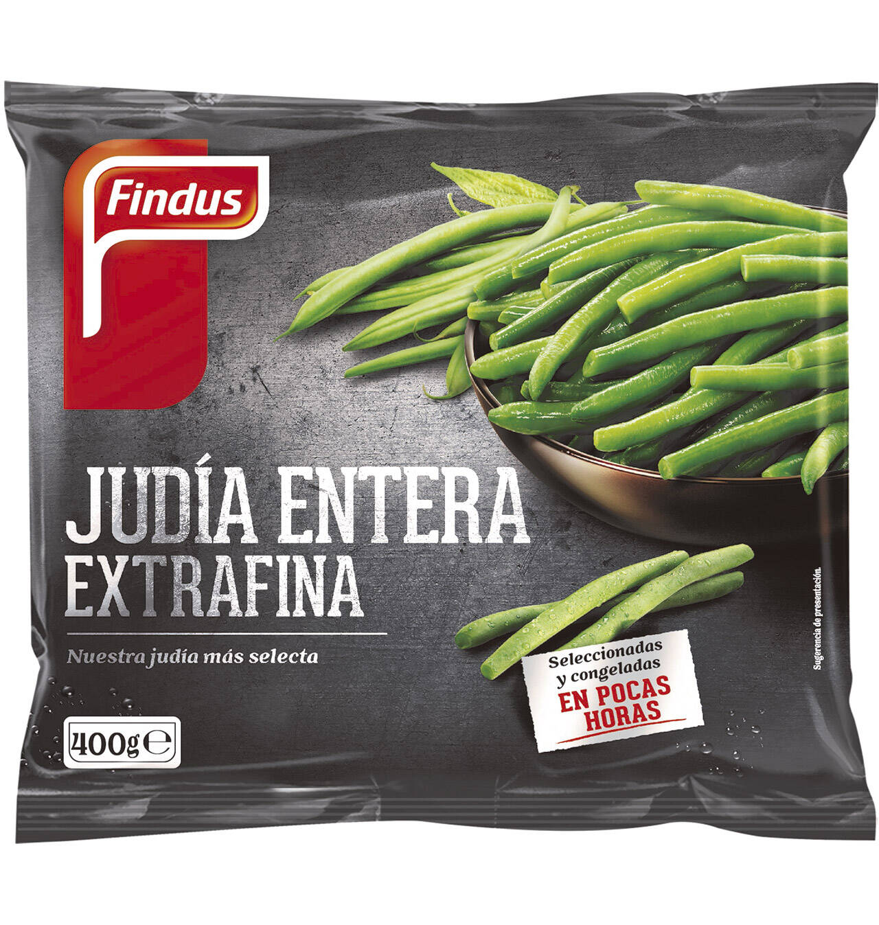 Comprar JUDÍAS FINDUS EXTRAFINAS 400 G | Verdura congelada en Condisline