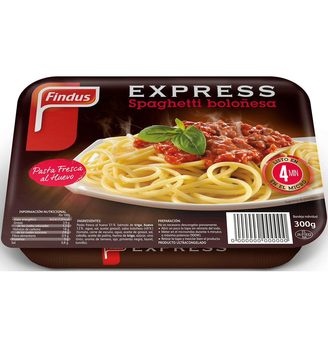 Comprar SPAGHETTI FINDUS EXPRESS BOLOÑESA 300 G | SPAGHETTI FINDUS ...