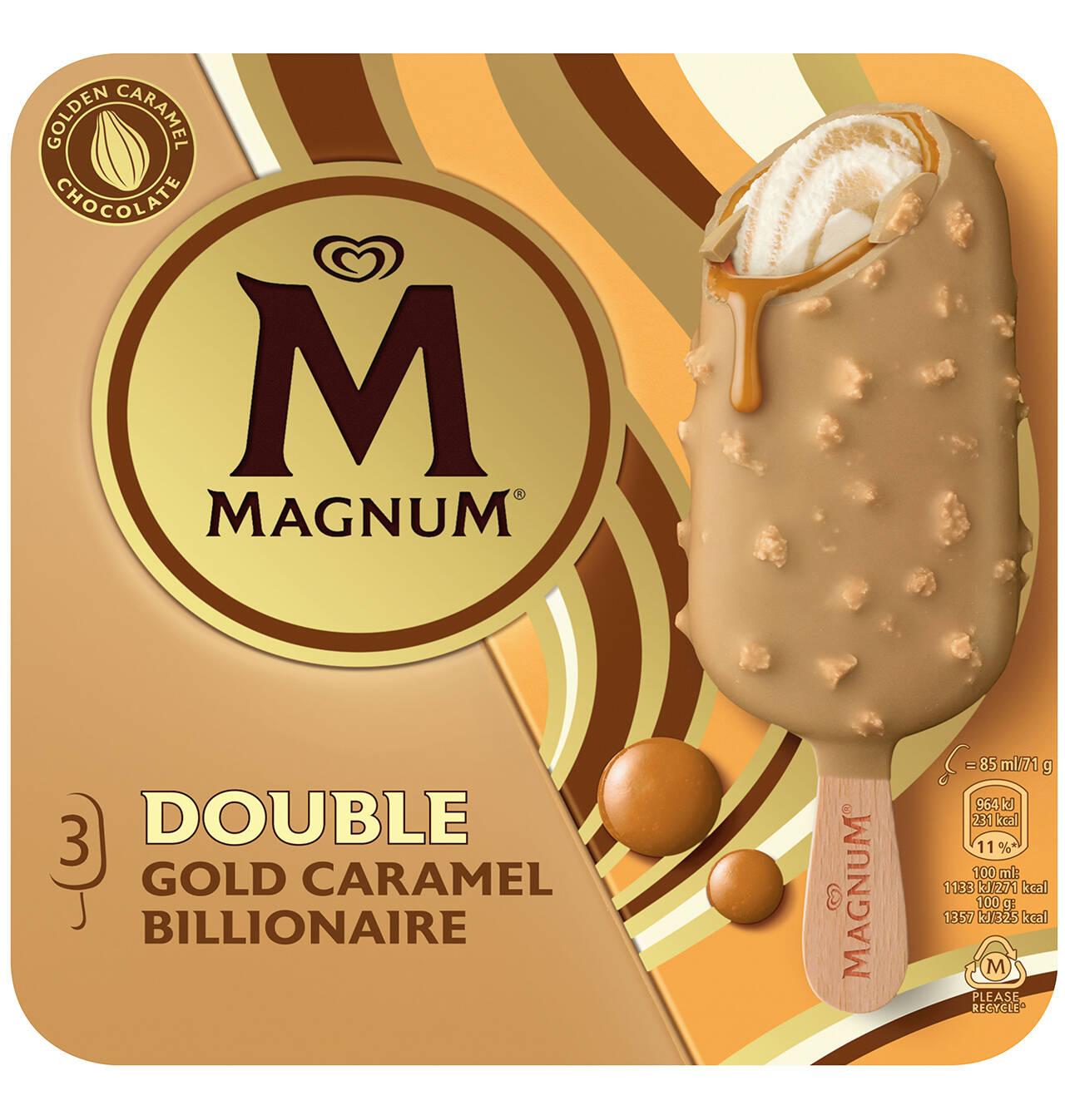 Comprar HELADOS MAGNUM DOUBLE GOLD 3 UNIDADES | HELADOS MAGNUM DOUBLE ...