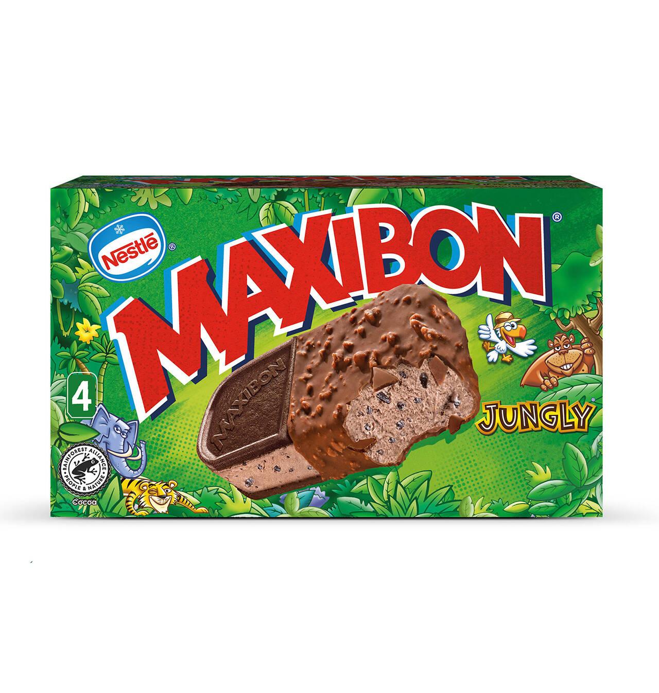 Comprar MAXIBON NESTLE JUNGLY 4 UNITATS | Gelats a Condisline