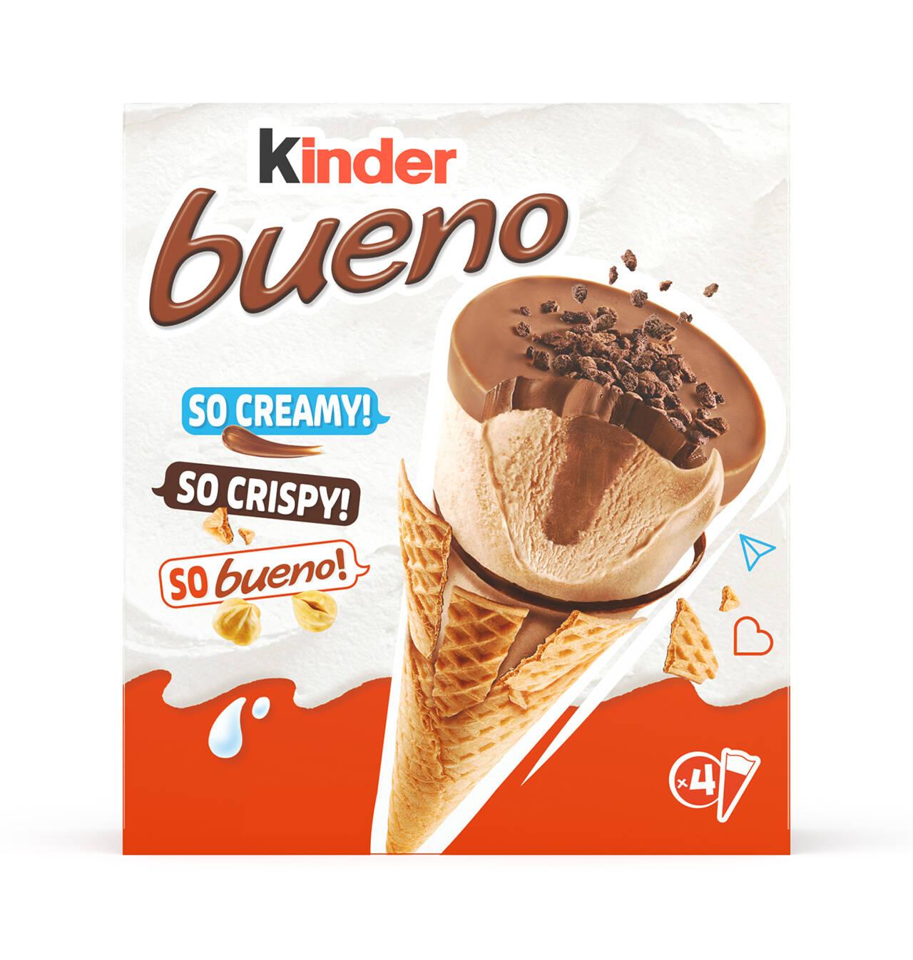 Comprar CONO KINDER BUE CLASSIC 4 UNIDADES | Helados en Condisline