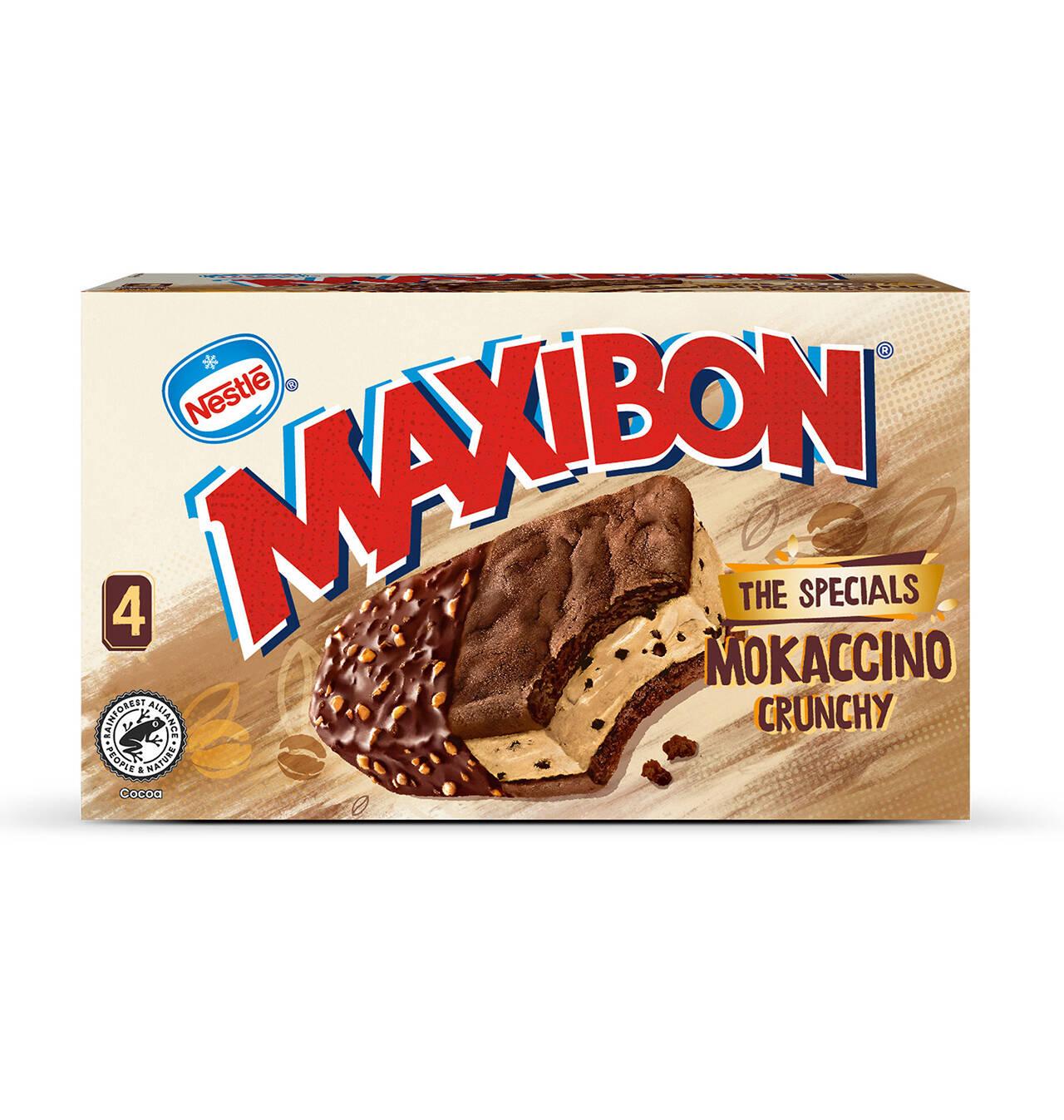 Comprar MAXIBON NESTLÉ MOCCA CRUNCHY 4 UNIDADES | Helados en Condisline