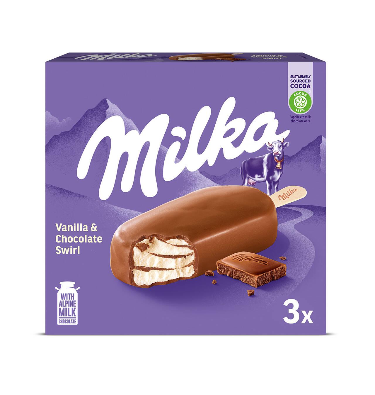 Comprar HELADO MILKA BOMBON VAINILLA 3 UNIDADES | HELADO MILKA BOMBON ...