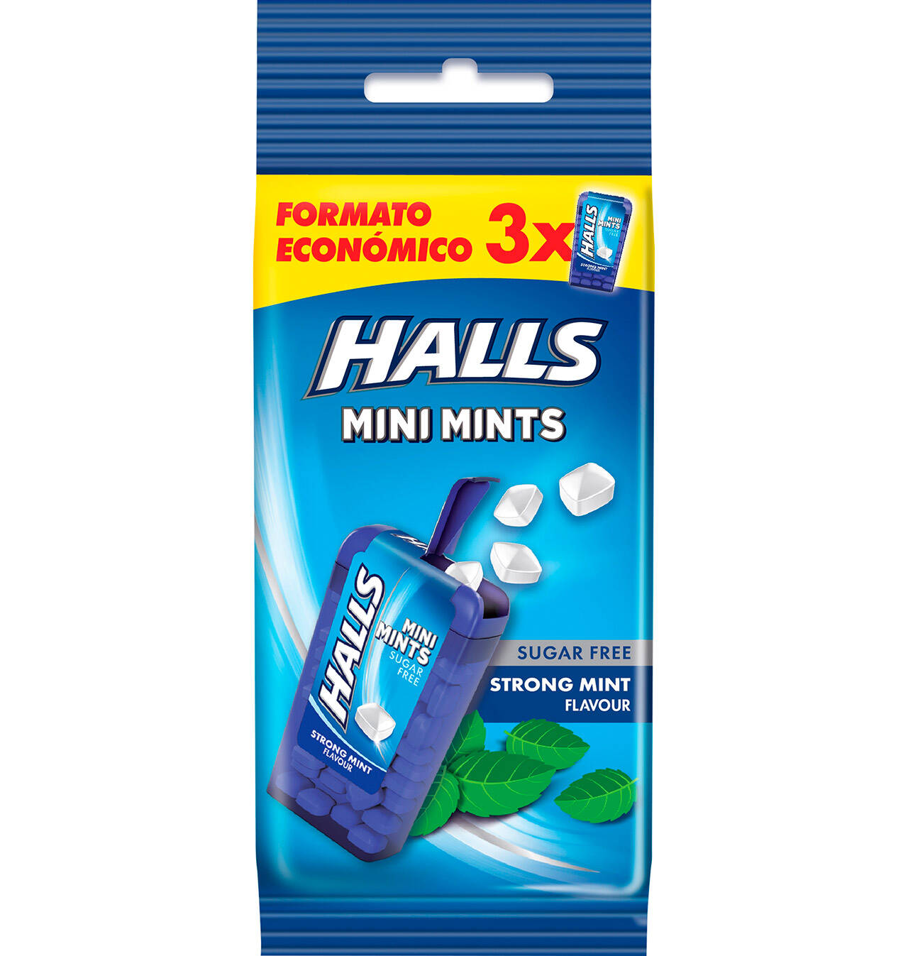 Comprar CARAMELS HALLS MINT MINI MENTA 3 UNITATS | CARAMELS HALLS MINT ...