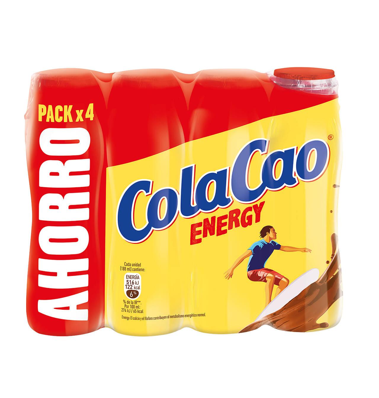 Comprar BATIDO COLACAO ENERGY PACK 4 UNIDADES | Bebida Vegetal, batidos ...