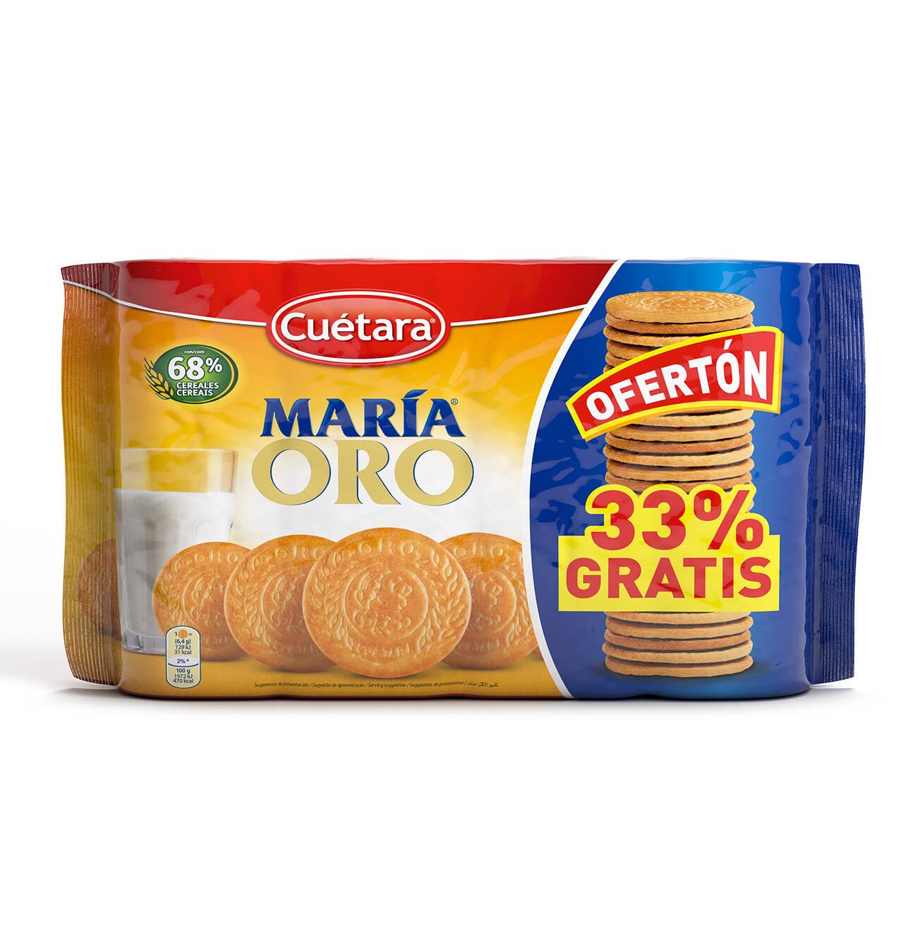 Comprar GALLETAS CUETARA MARIA ORO +33% 800 G | Galletas en Condisline