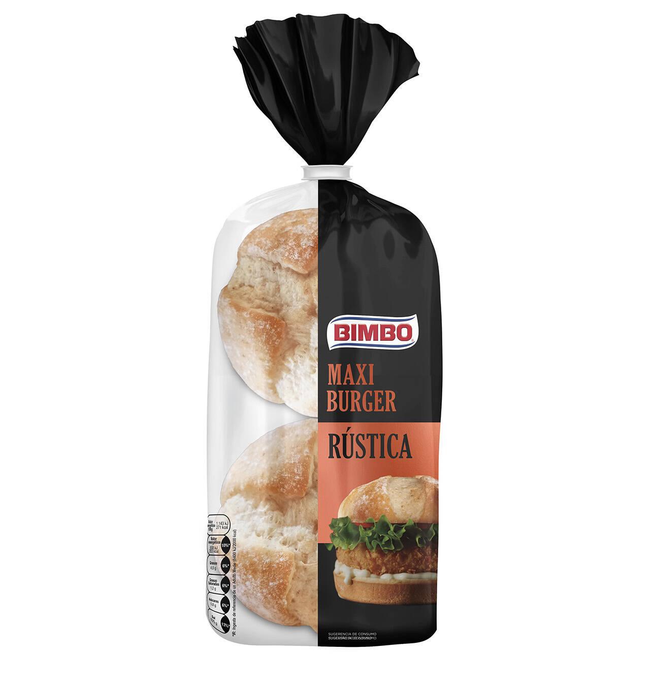 Comprar MAXI BURGER BIMBO RUSTICA 4 UNITATS | Pa a Condisline