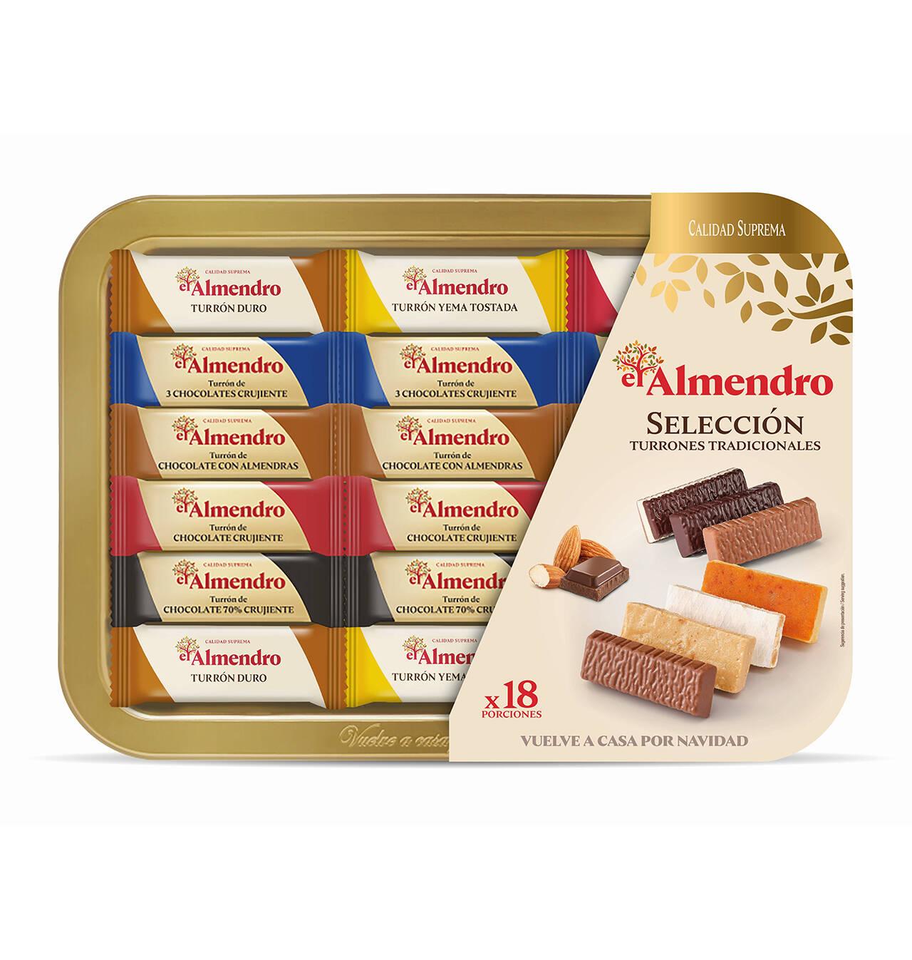 Comprar BANDEJA EL ALMENDRO SURTIDO TURRONES 400 G | BANDEJA EL ...