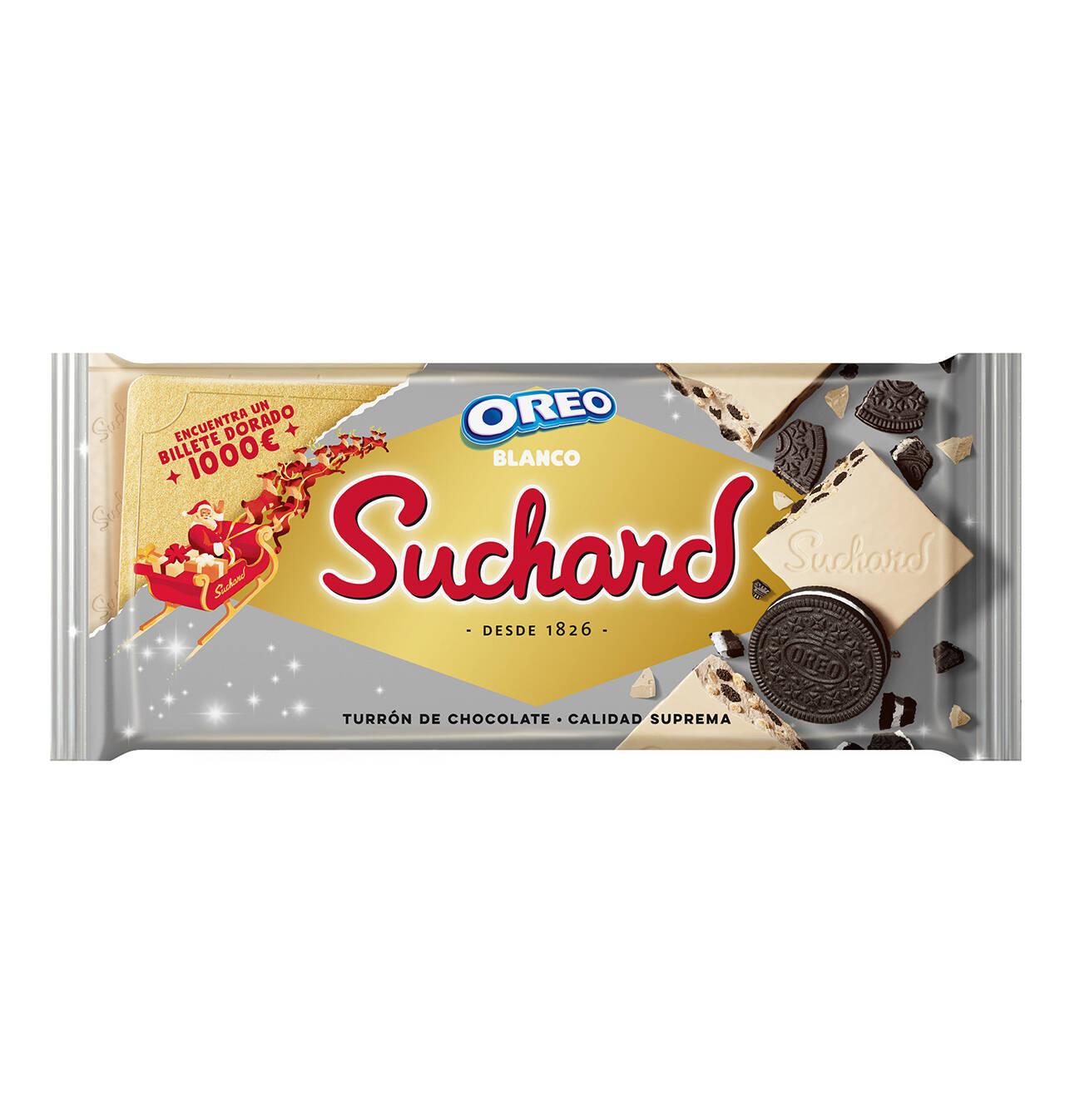 Comprar TURRÓN OREO SUCHARD CHOCOLATE BLANCO 230 G | TURRÓN OREO ...
