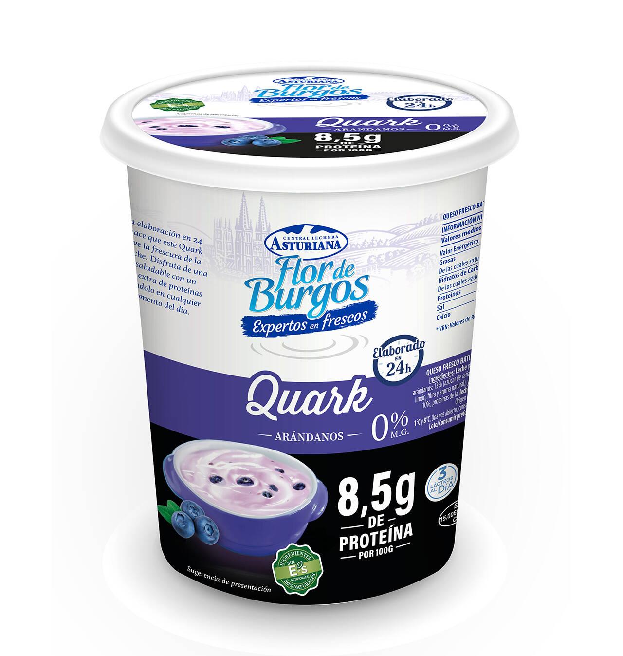 Comprar QUESO QUARK ASTURIANA CON ARÁNDANOS 450 G | QUESO QUARK ...