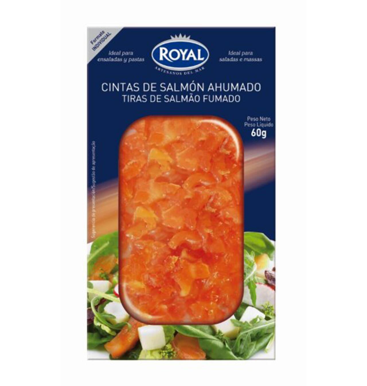 Comprar CINTAS ROYAL SALMÓN AHUMADO 60 G | Ahumados y salazones en ...