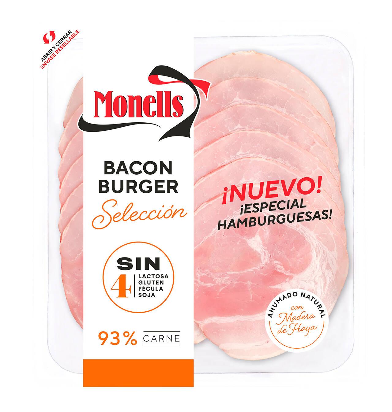 Comprar BACON MONELLS BURGER SELEC. 140 G | BACON MONELLS BURGER SELEC ...