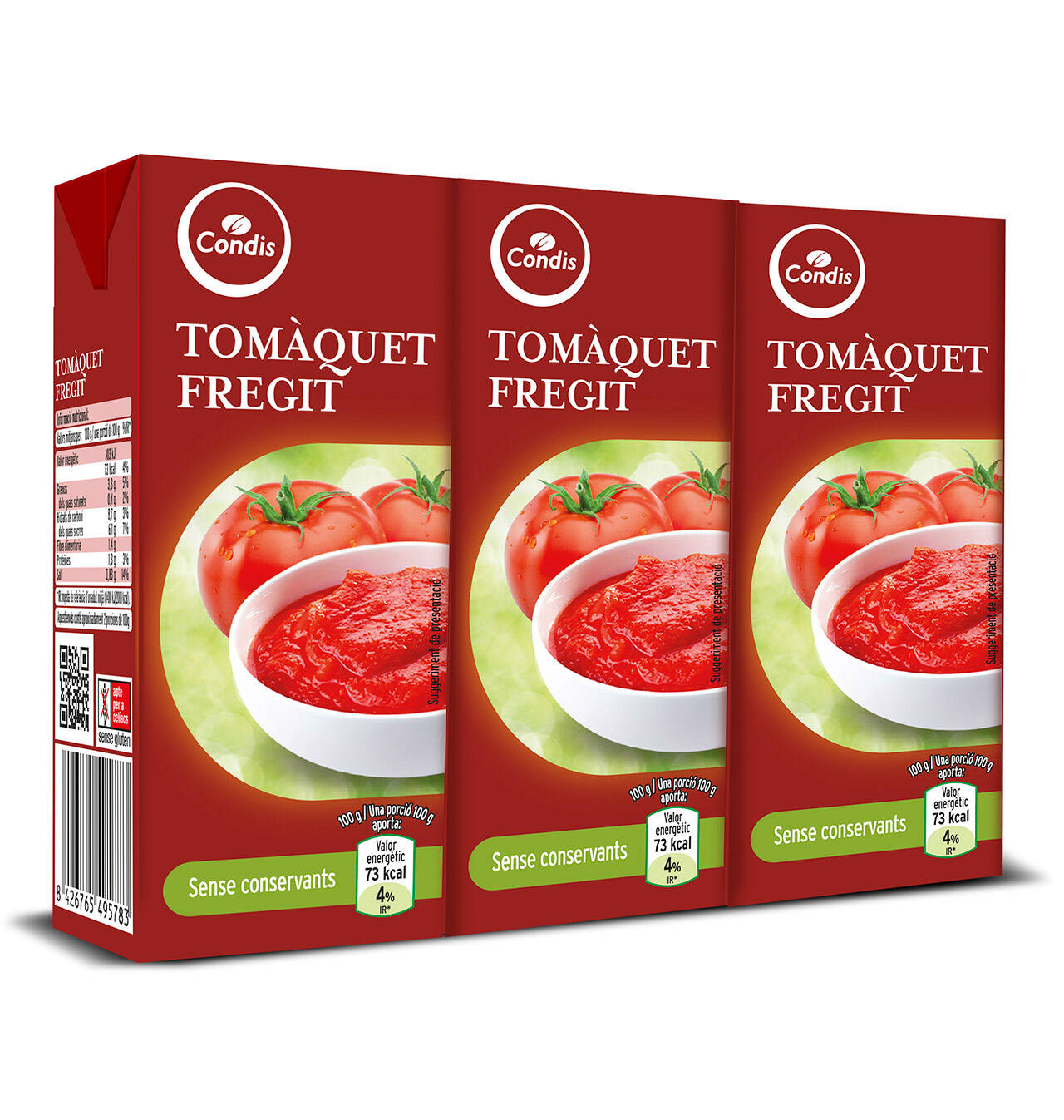 Comprar TOMATE FRITO CONDIS PACK 3 UNIDADES 630 G | Sal, salsas y ...