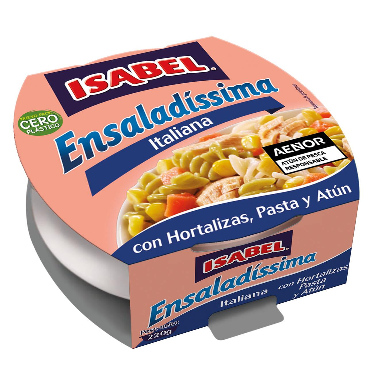 Comprar ENSALADISSIMA ISABEL ITALIANA 225 G | Platos preparados en ...