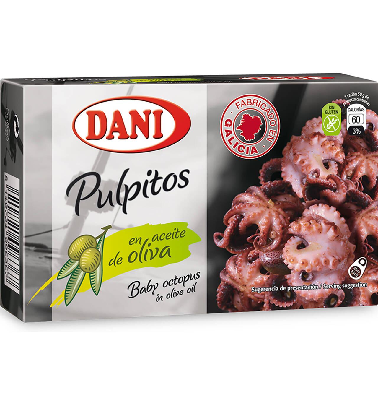 Comprar PULPITOS DANI ACEITE OLIVA 60 G | PULPITOS DANI ACEITE OLIVA 60 ...
