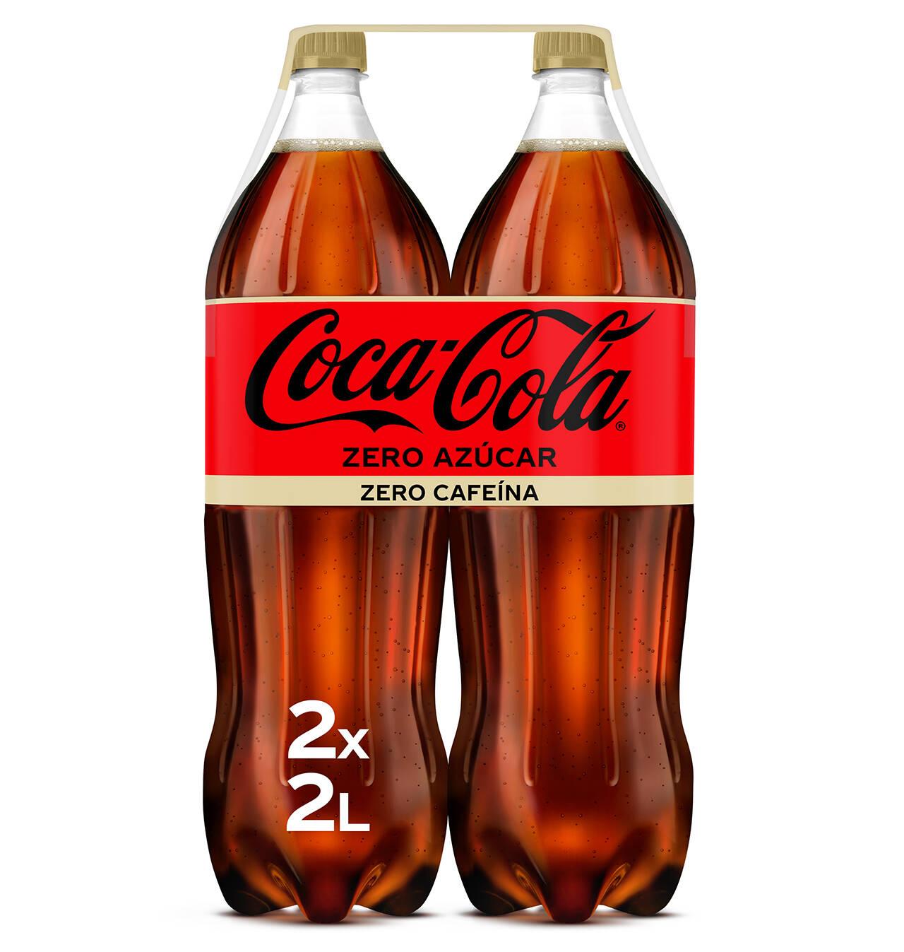Comprar COCA-COLA ZERO SUCRE ZERO CAFEÏNA 2L 2 U | Refrescs a Condisline