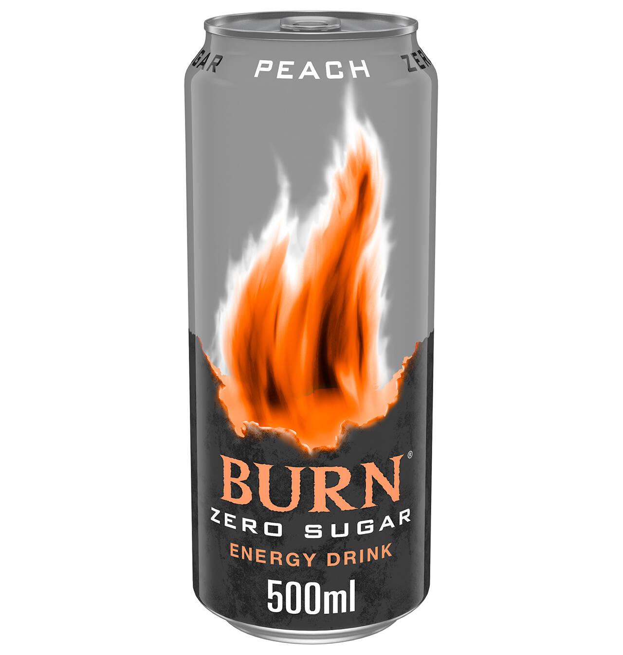 Comprar REFRESCO BURN ZERO PEACH LAT 50 CL | Energéticas e isotónicas en Condisline