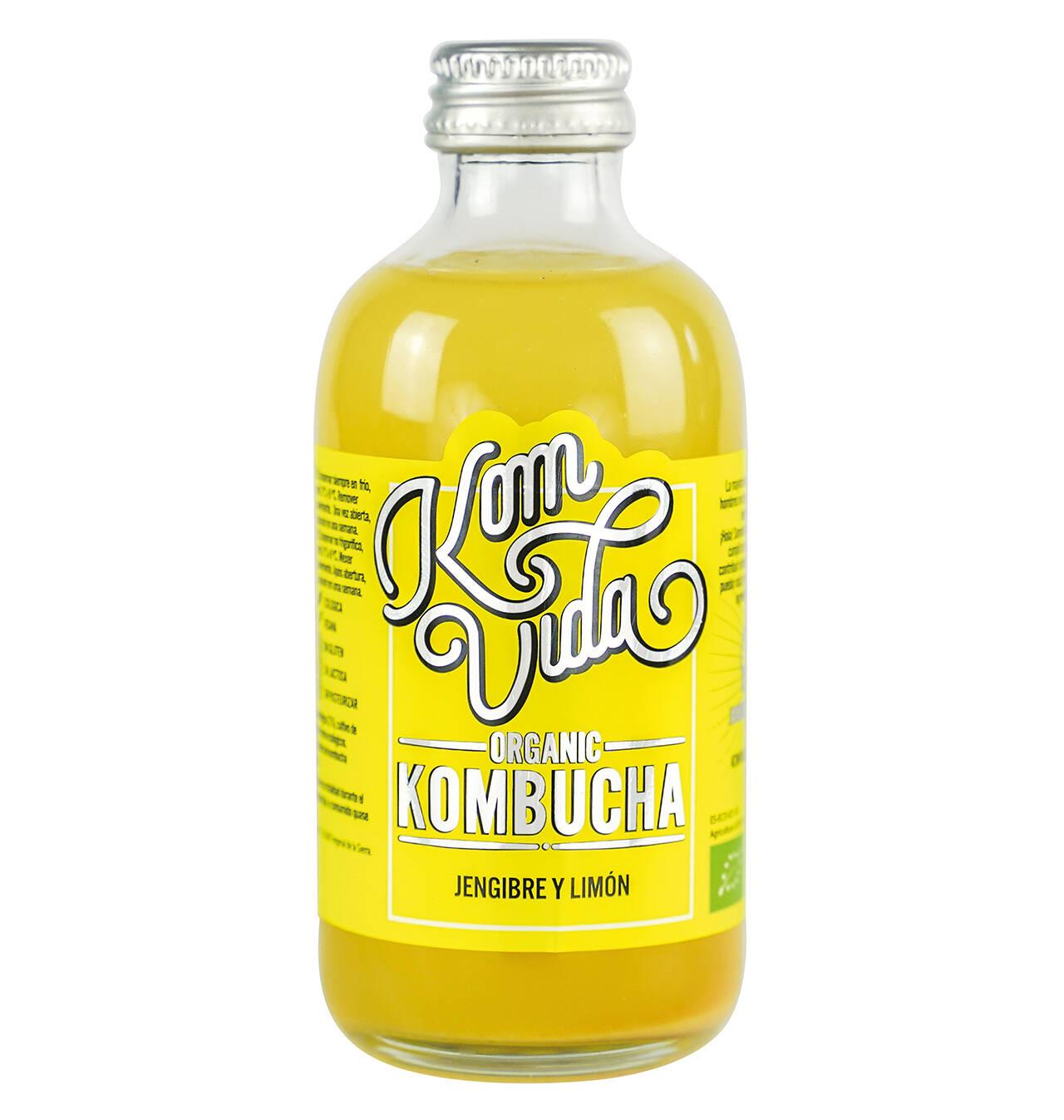 Comprar KOMBUCHA KOMVIDA JENGIBRE LIMON BOTELLA 25 CL | Refrescos en ...