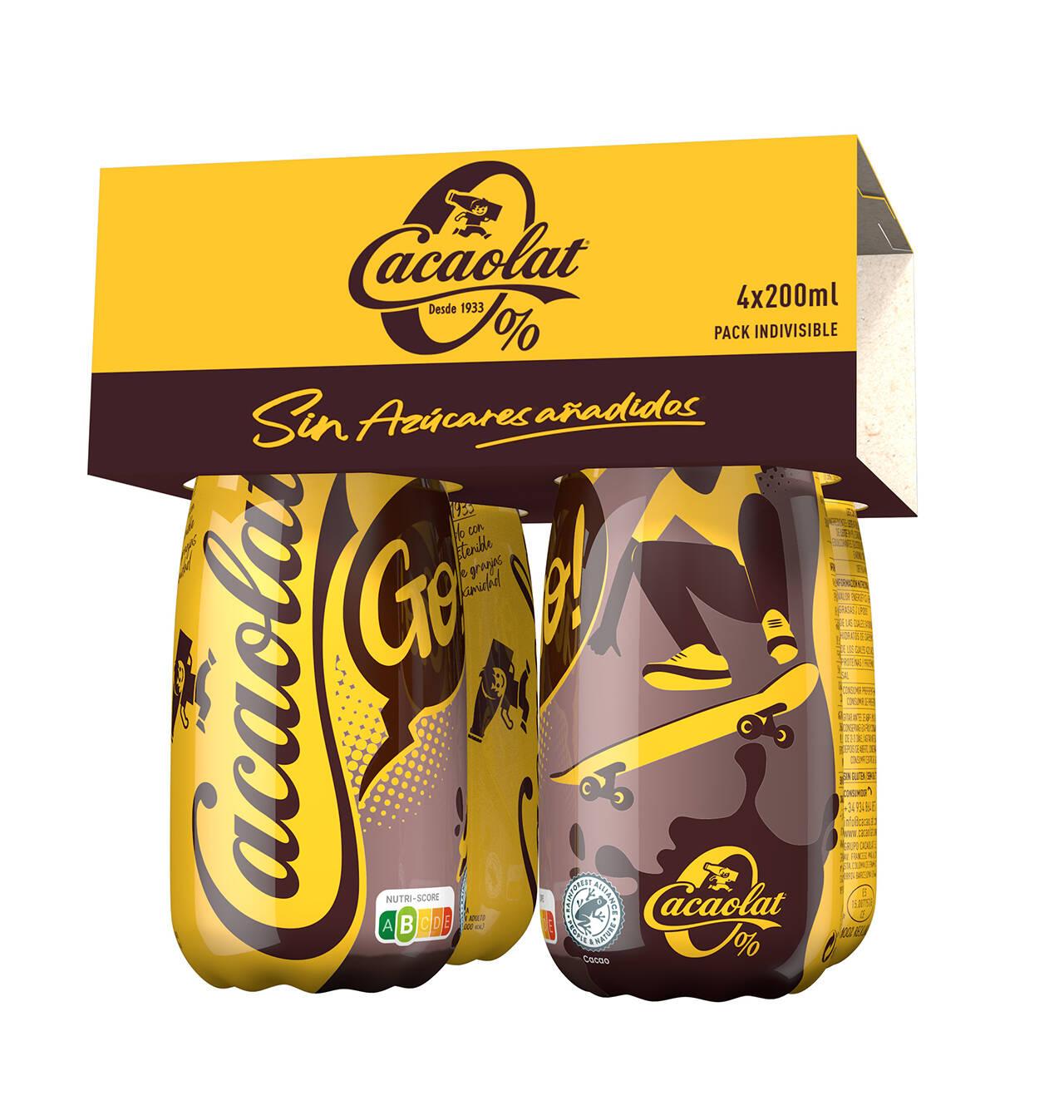 Comprar BATIDO CACAOLAT 0% 20 CL PACK 4 UNIDADES | Bebida Vegetal ...