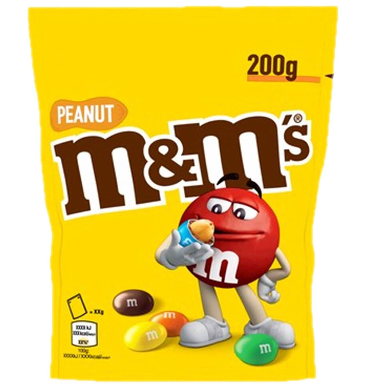 Comprar SNACK M&M'S CACAHUETE 200 G | Chocolatinas y snacks en Condisline