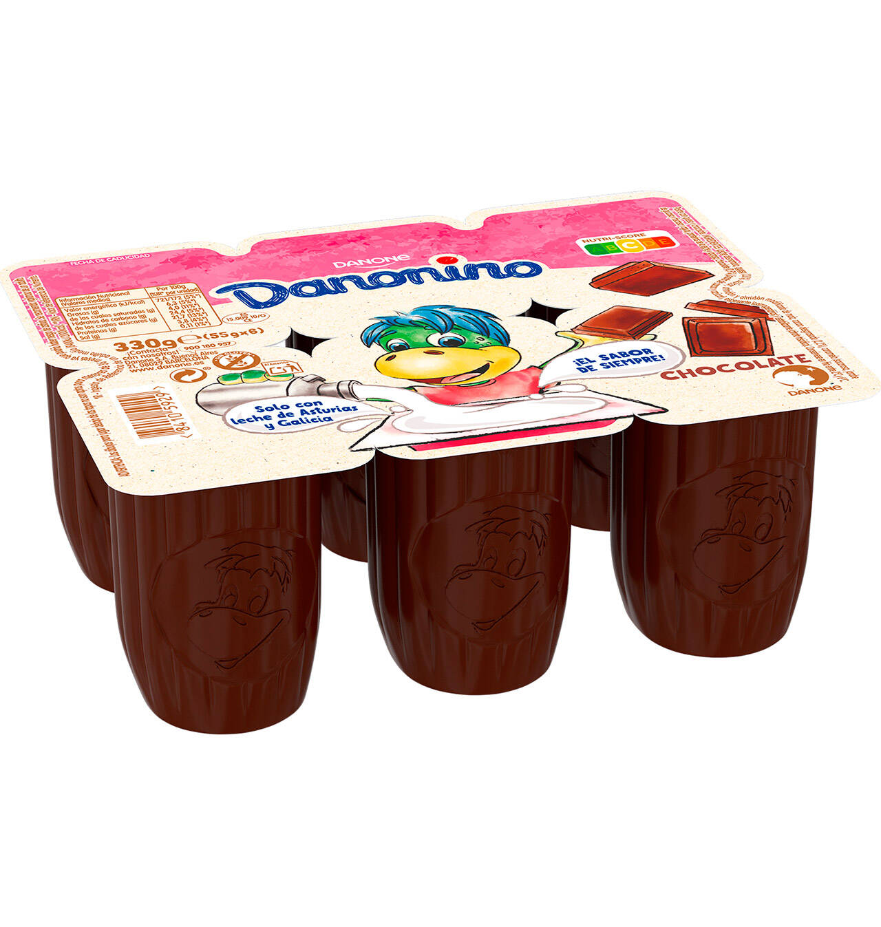 Comprar DANONINO PETIT DANONE CHOCOLATE 6 UNIDADES | DANONINO PETIT ...