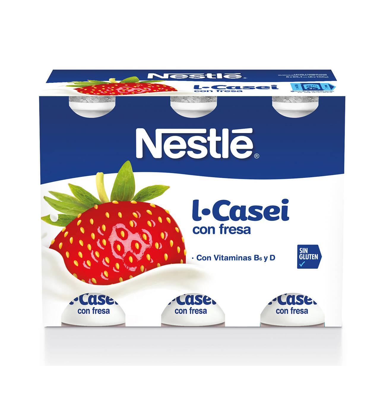 Comprar LCASEI NESTLÉ FRESA 100G X 6 UNIDADES | LCASEI NESTLÉ FRESA 100G X 6 UNIDADES en Condisline