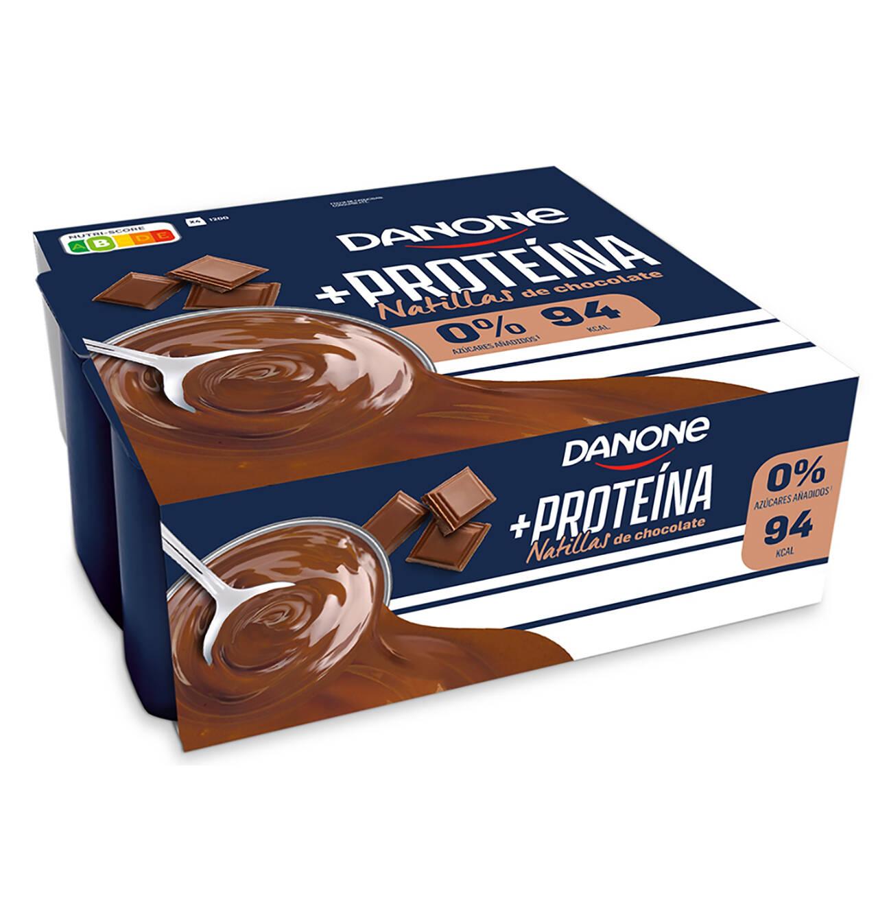 Comprar NATILLAS DANONE PROTEIN CHOCO 4 UNIDADES | Postres y nata en ...