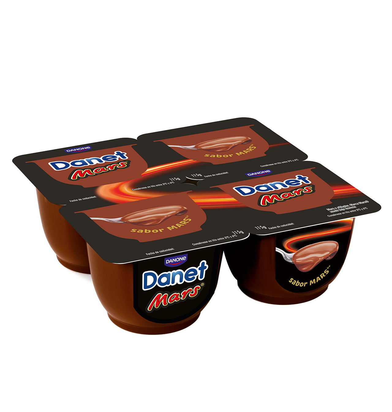 Comprar NATILLAS DANET MARS 4 UNIDADES | Postres y nata en Condisline