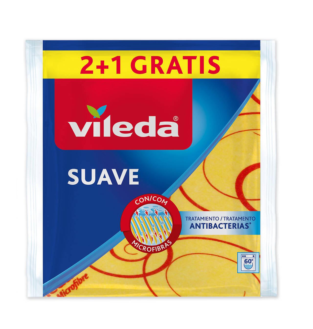 Comprar BAYETA VILEDA SUAVE +30% MICROFIBRAS 2+1 | Utensilios de ...