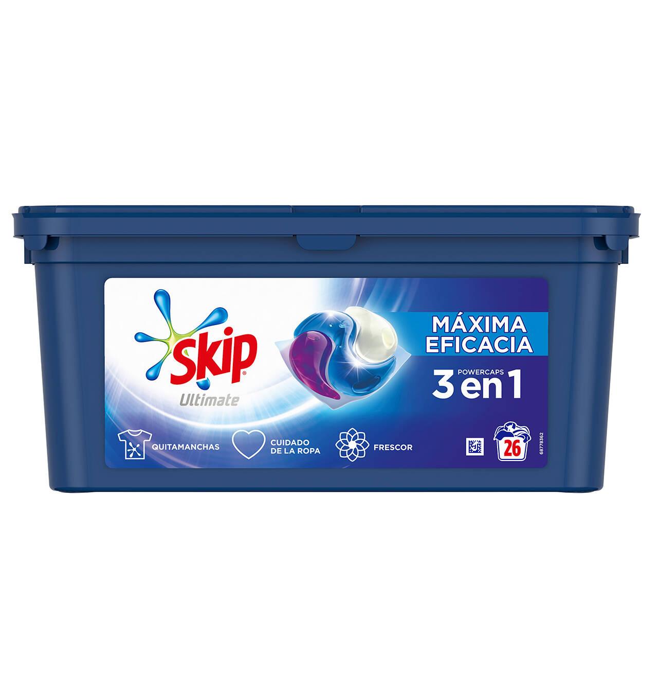 Comprar DETERGENTE CÁPSULAS SKIP 3EN1 MAXIMA EFICACIA 26 DOSIS | DETERGENTE CÁPSULAS SKIP 3EN1 ...