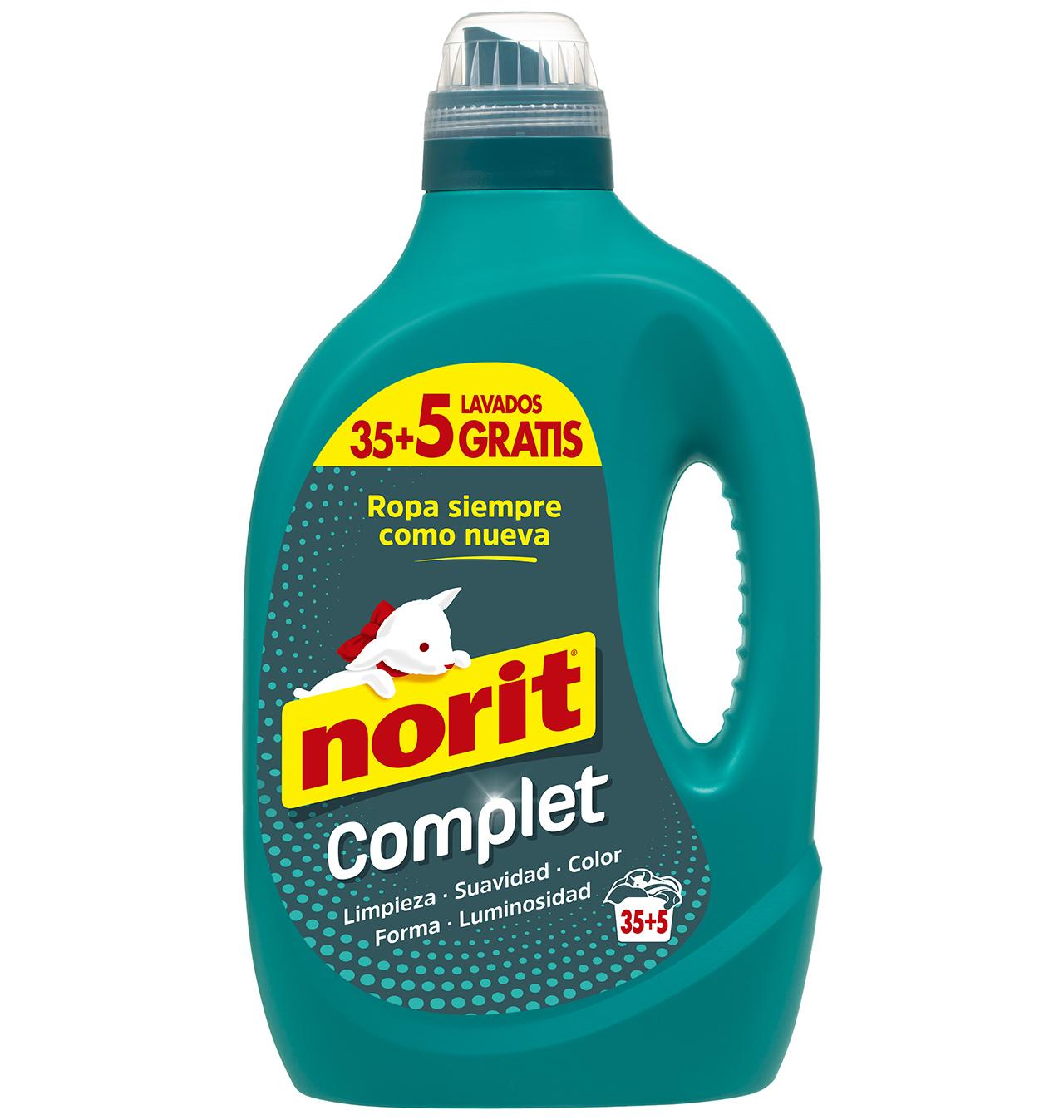 Comprar DETERGENTE LIÍUIDO NORIT COMPLET 35 + 5 DOSIS | Lavado de la ...