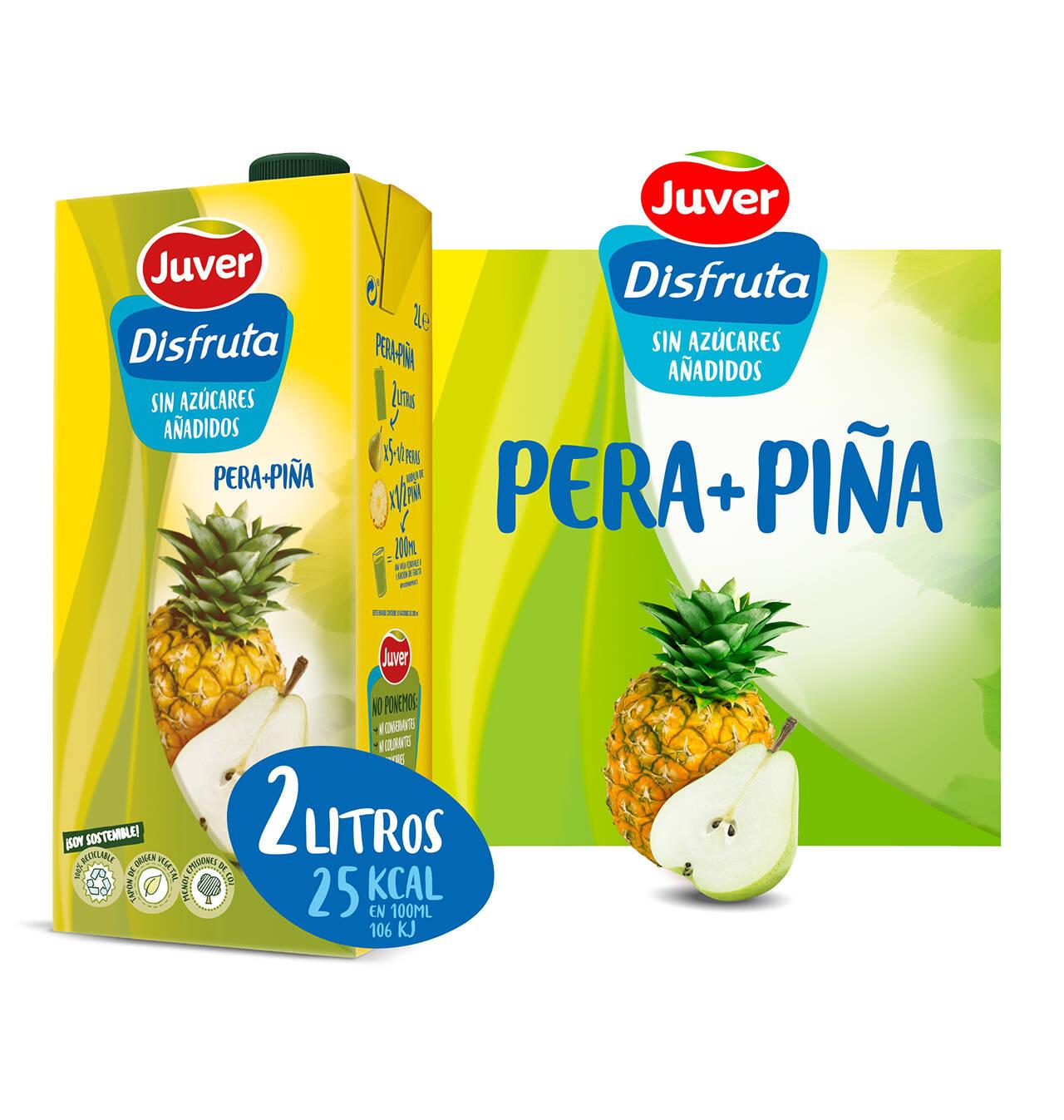Comprar DISFRUTA JUVER PERA-PIÑA SIN AZUCARES 2 L | DISFRUTA JUVER PERA ...
