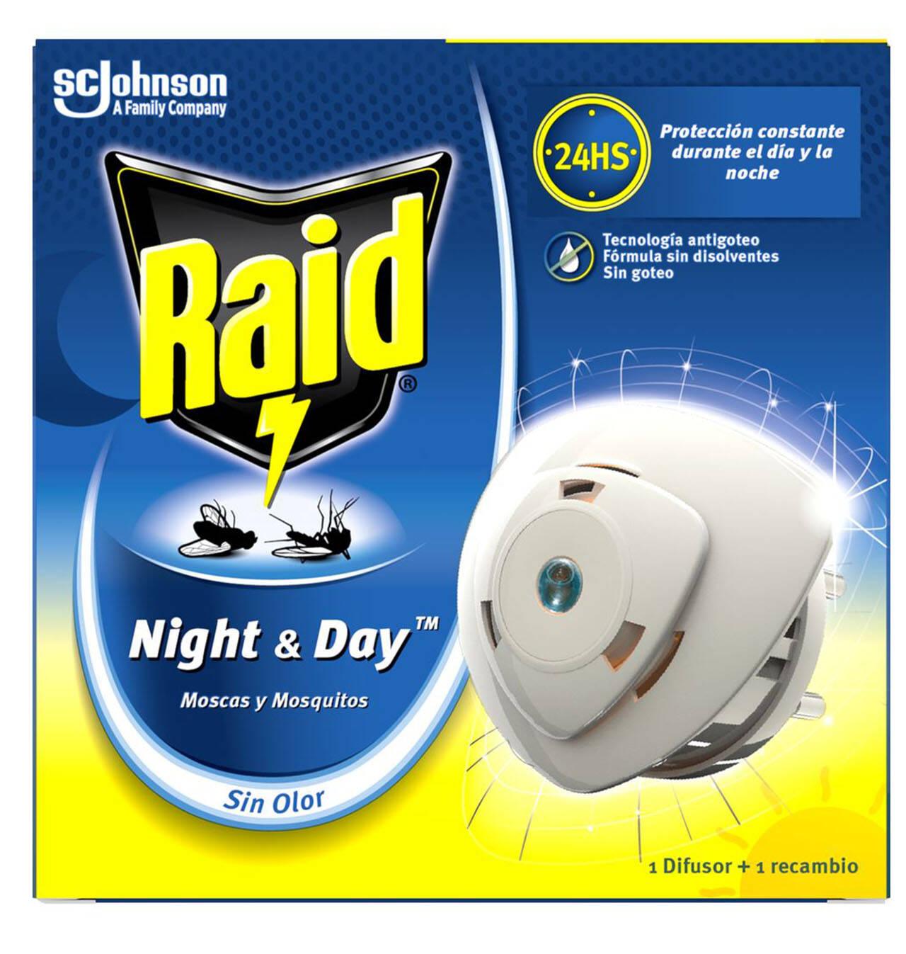 Comprar INSECTICIDA RAID ELECT NIGHT&DAY AP+R 1 UNIDAD | Insecticidas ...