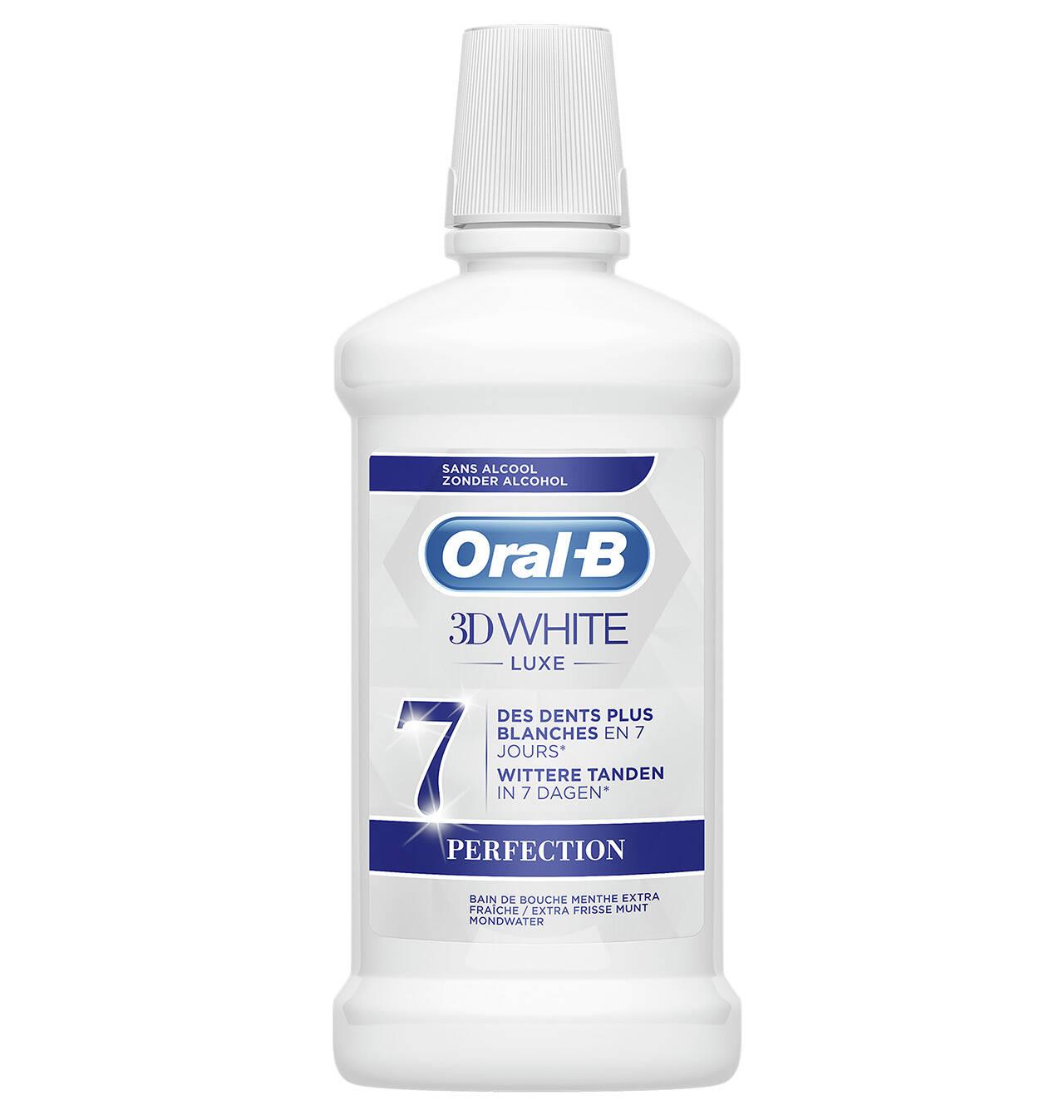 Comprar COLUTORIO ORAL-B 3DW WHITE LUXE 500 ML | Higiene bucal en ...