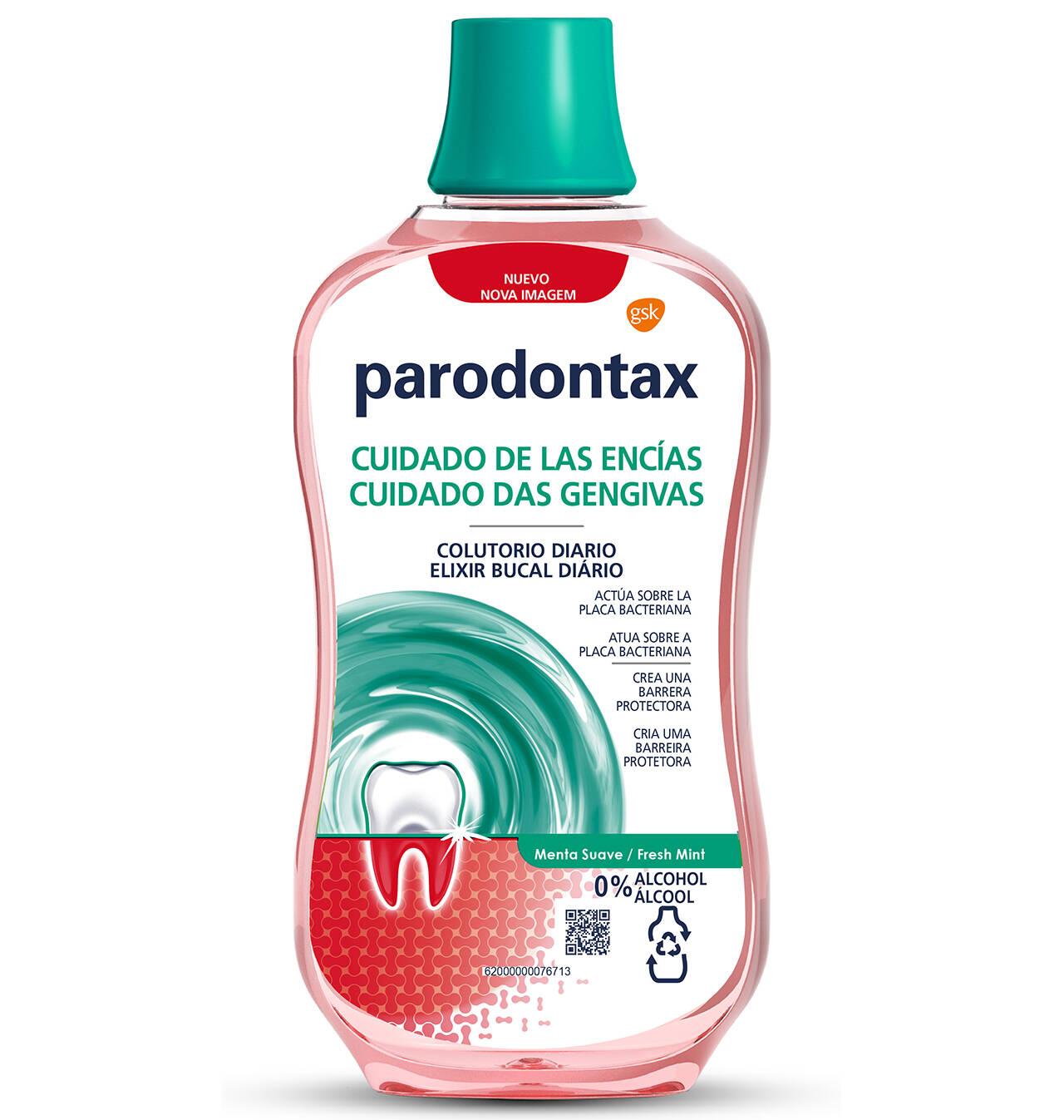 Comprar COLUTORIO PARODONTAX MENTA SUAVE 500 ML | Higiene bucal en ...